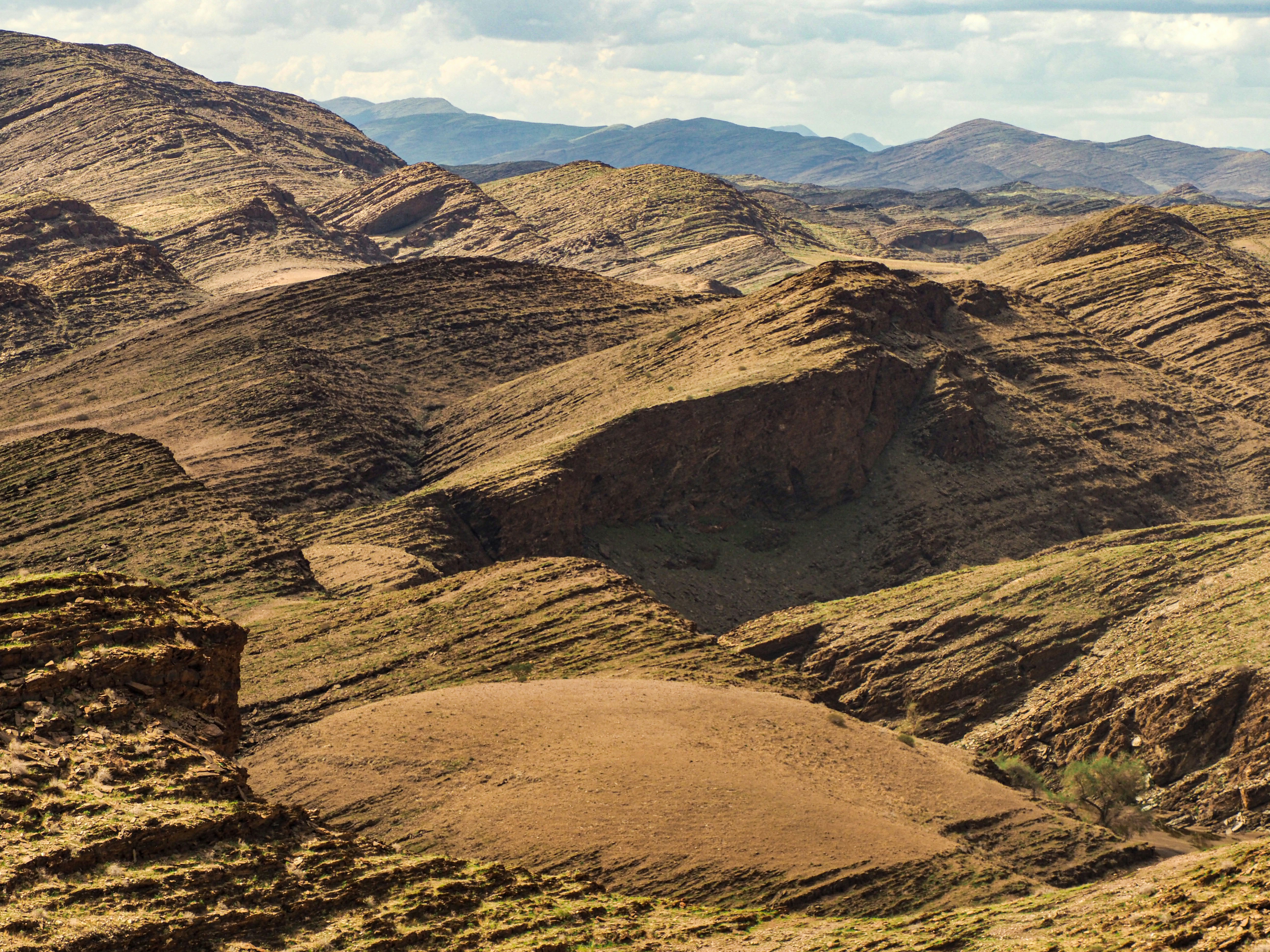 Desert Hills at Dusk: Echoes of Erosion