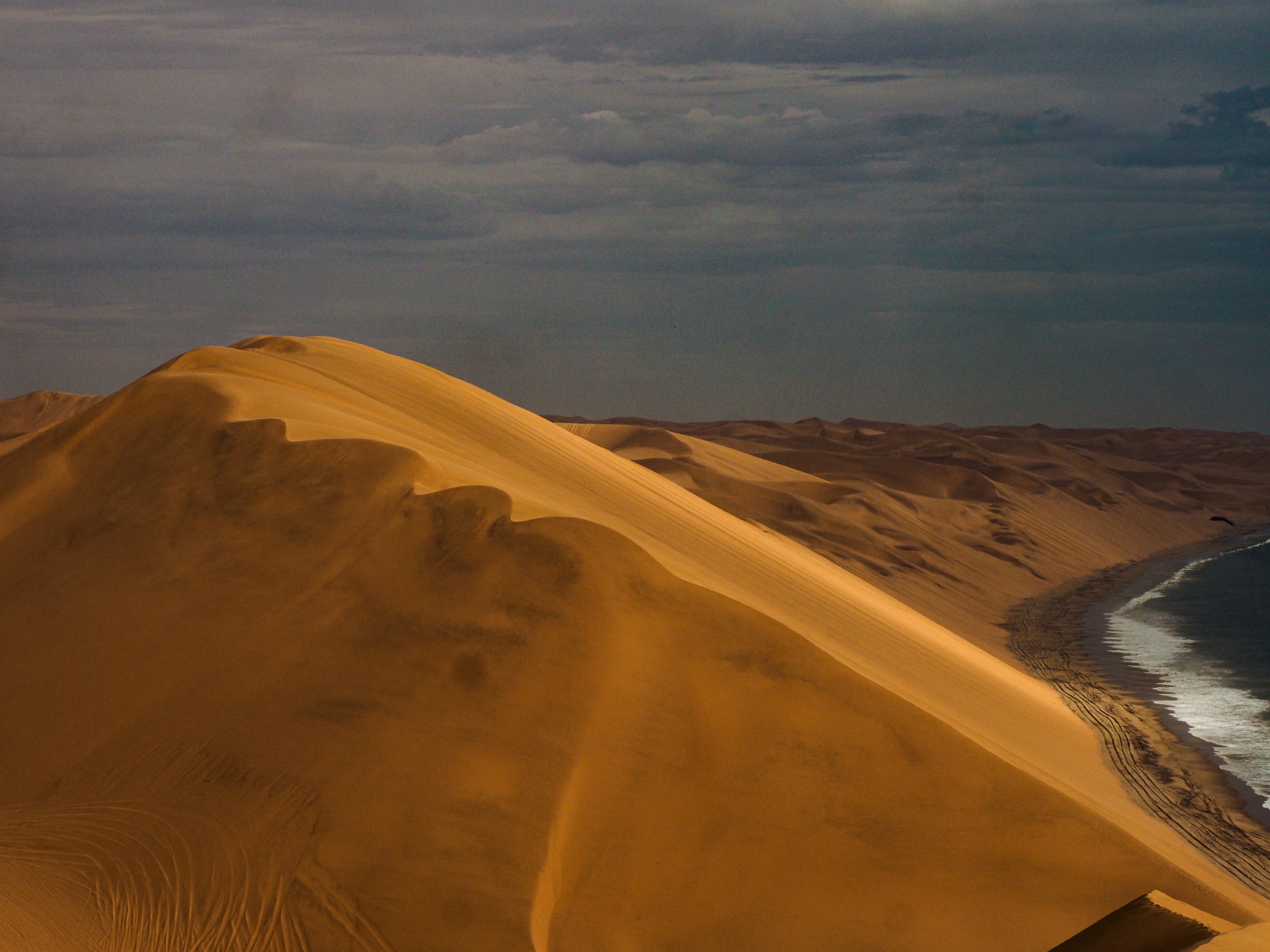 Golden Crest Over the Dune Sea