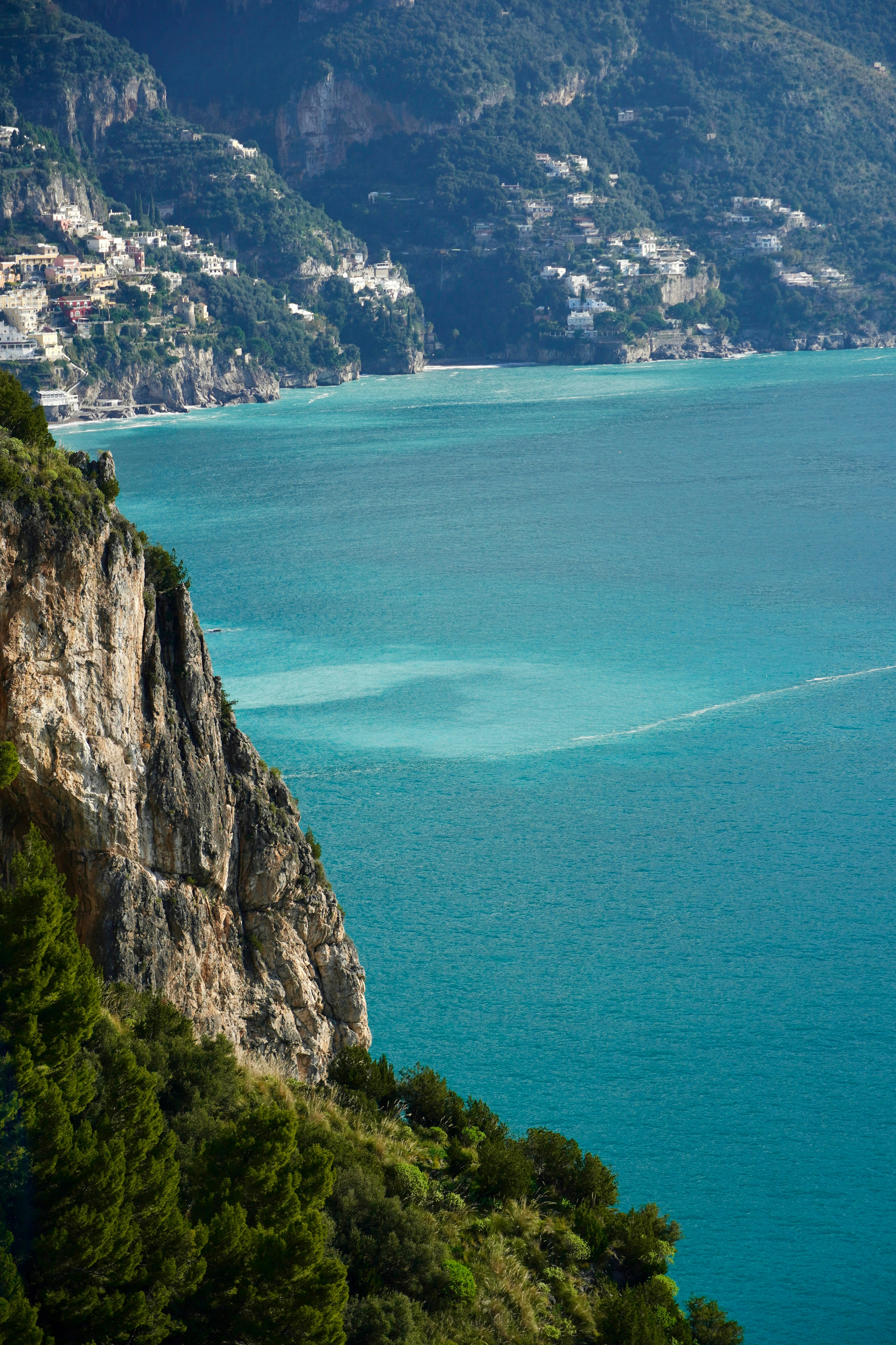 Cliffside Riviera: Turquoise Sea Meets Terraced Town