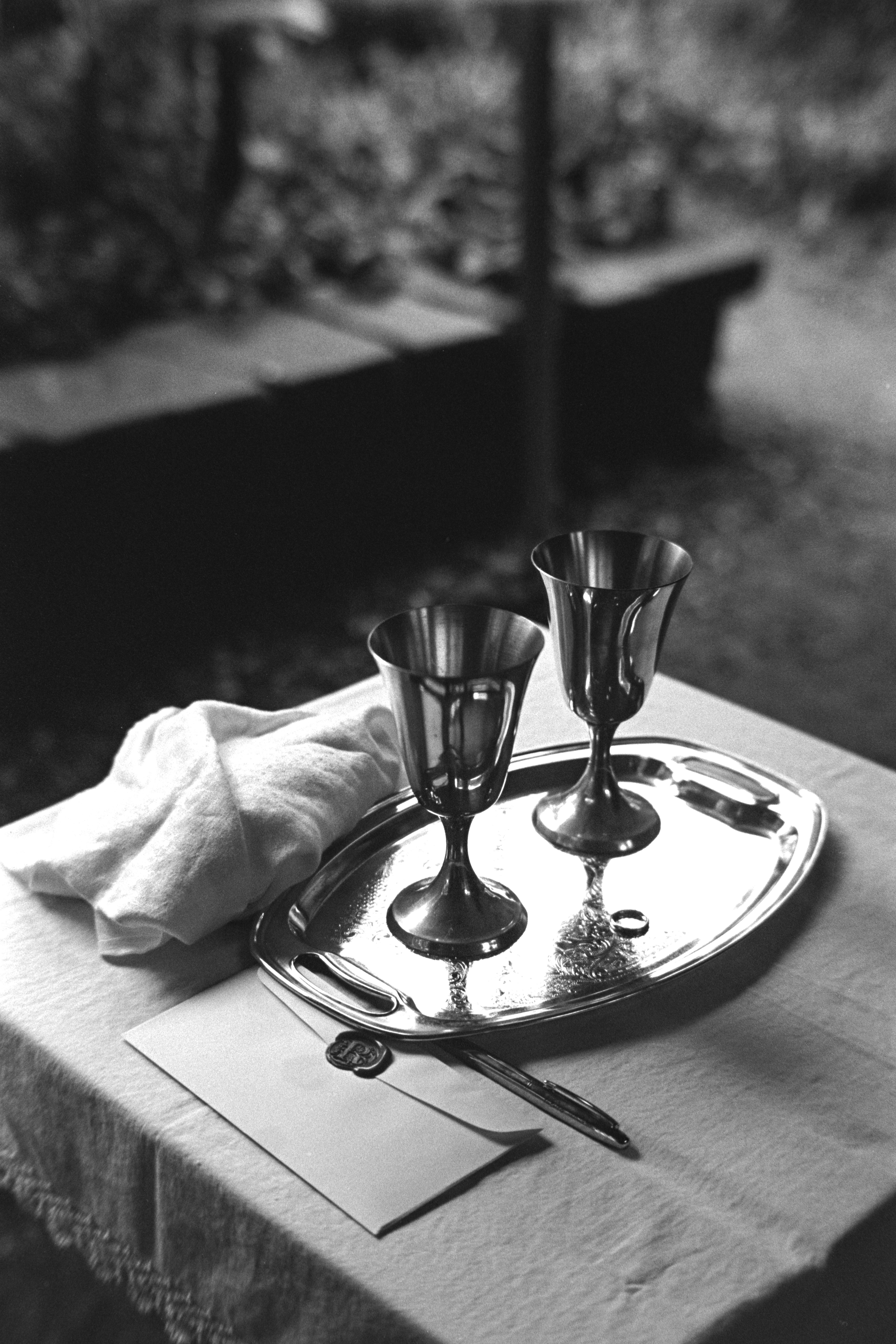 Gleaming Toast: A Quiet Dinner for Two