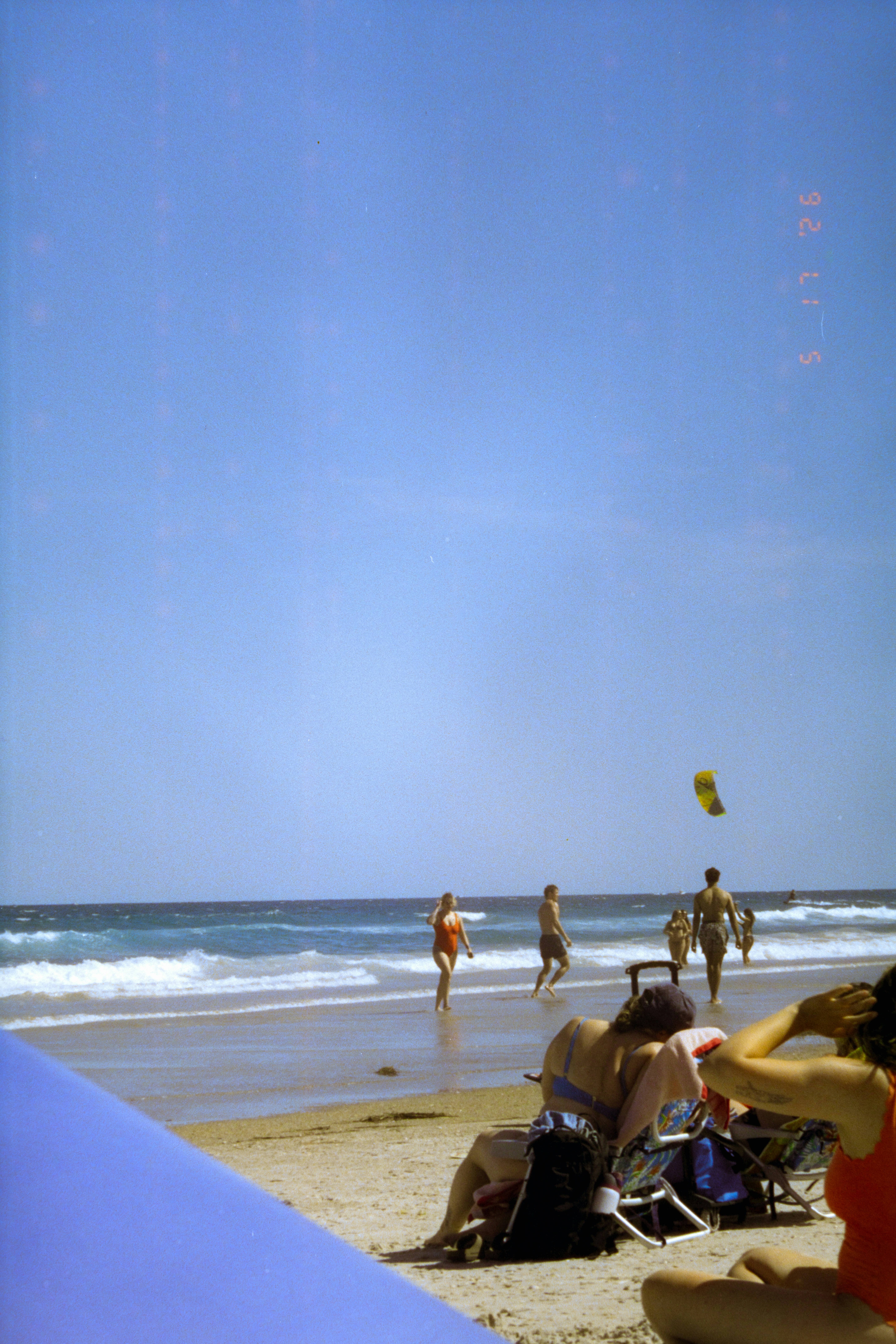Trip to the Sunlit Shore: People, Sand, and Kites