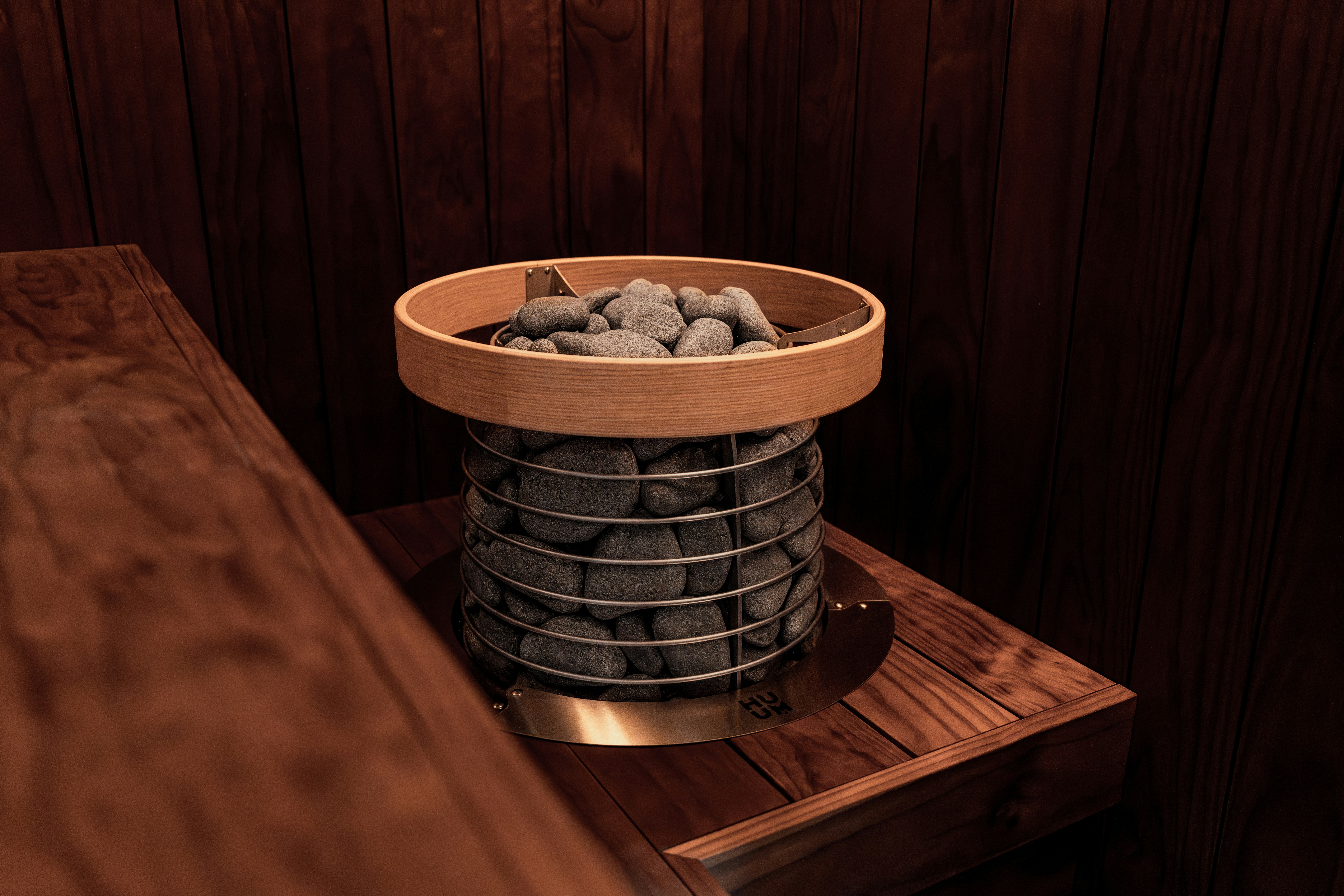 Hearth of Steam: Stones Rest in a Quiet Sauna Nook