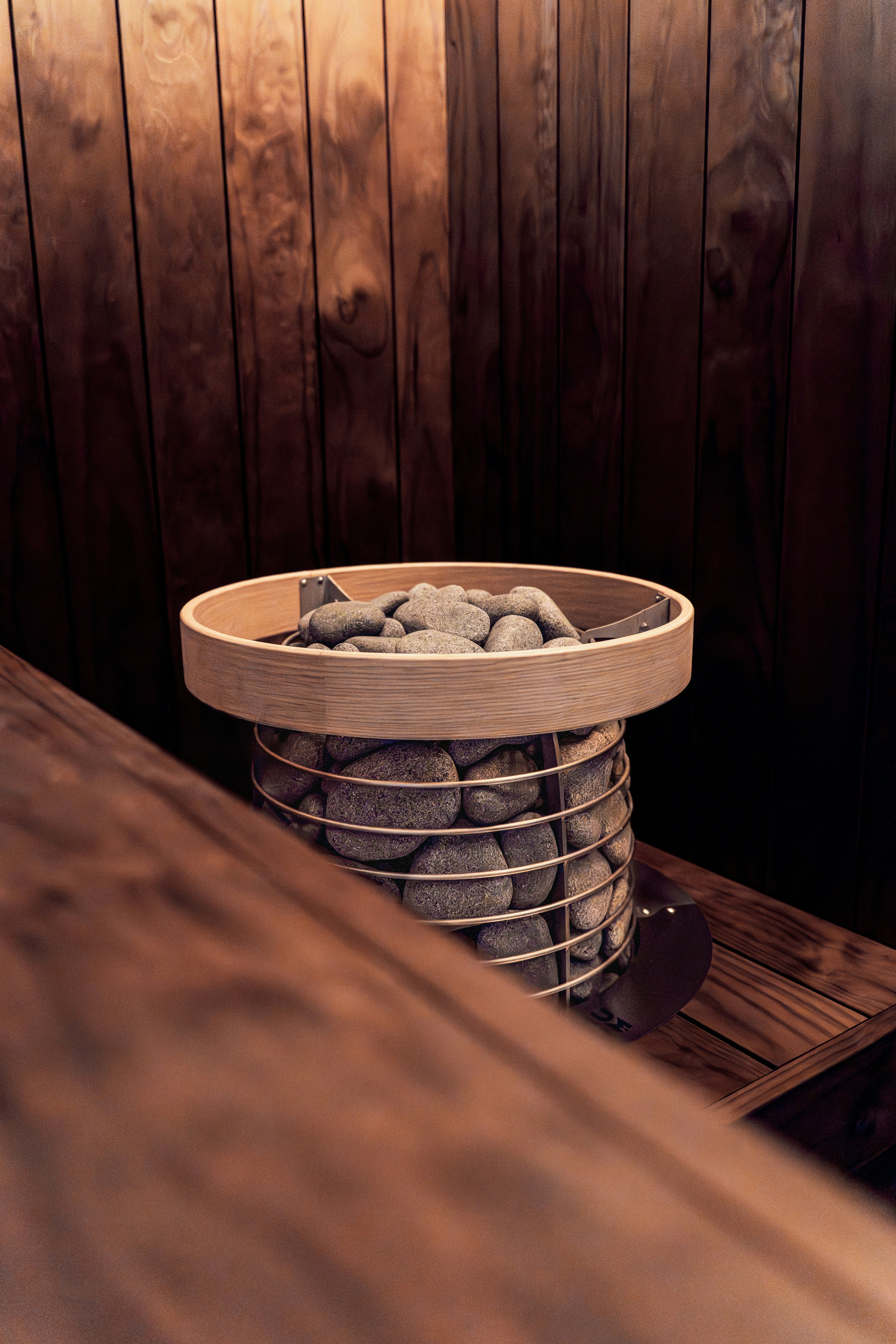 Calm Heat: Stones and Steam in a Wooden Sauna