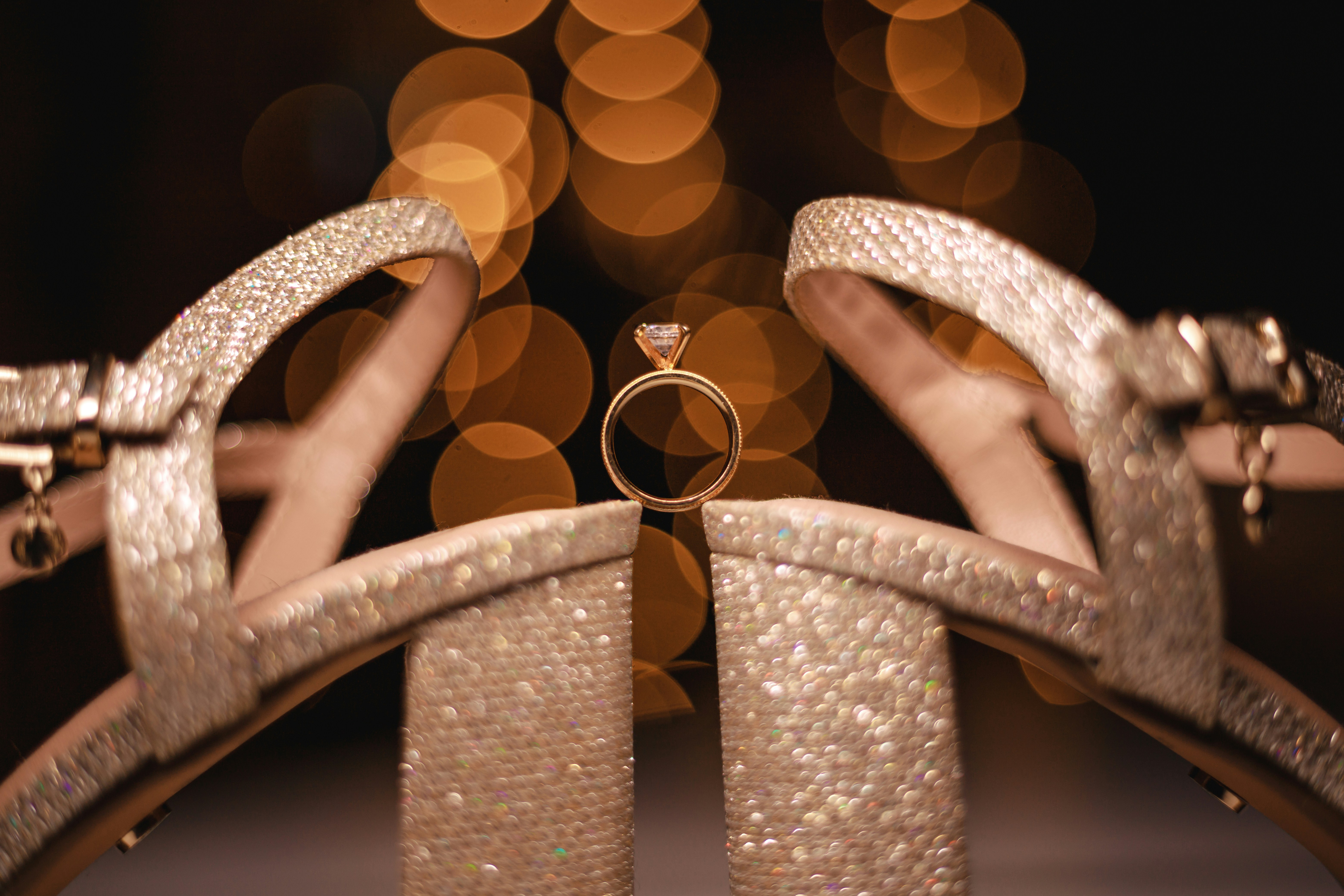 Stellar Ring in a Halo of Bokeh: Elevating a Diamond Moment