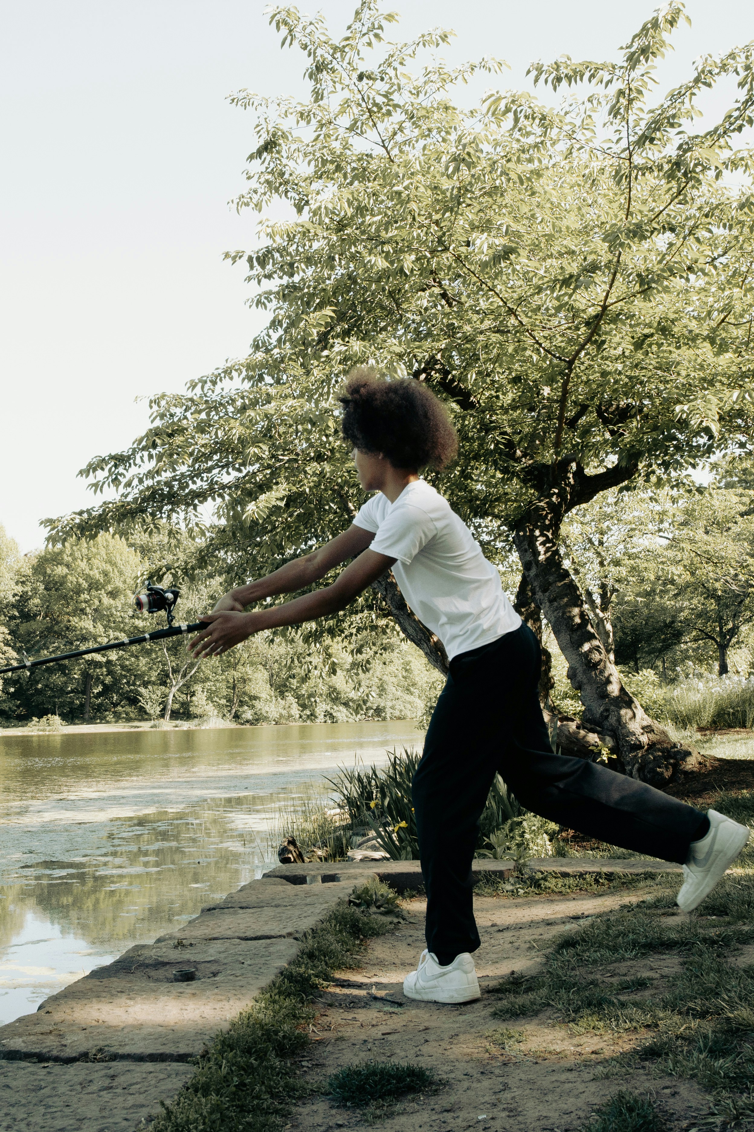 Caught in the Throw: A Moment by the River
