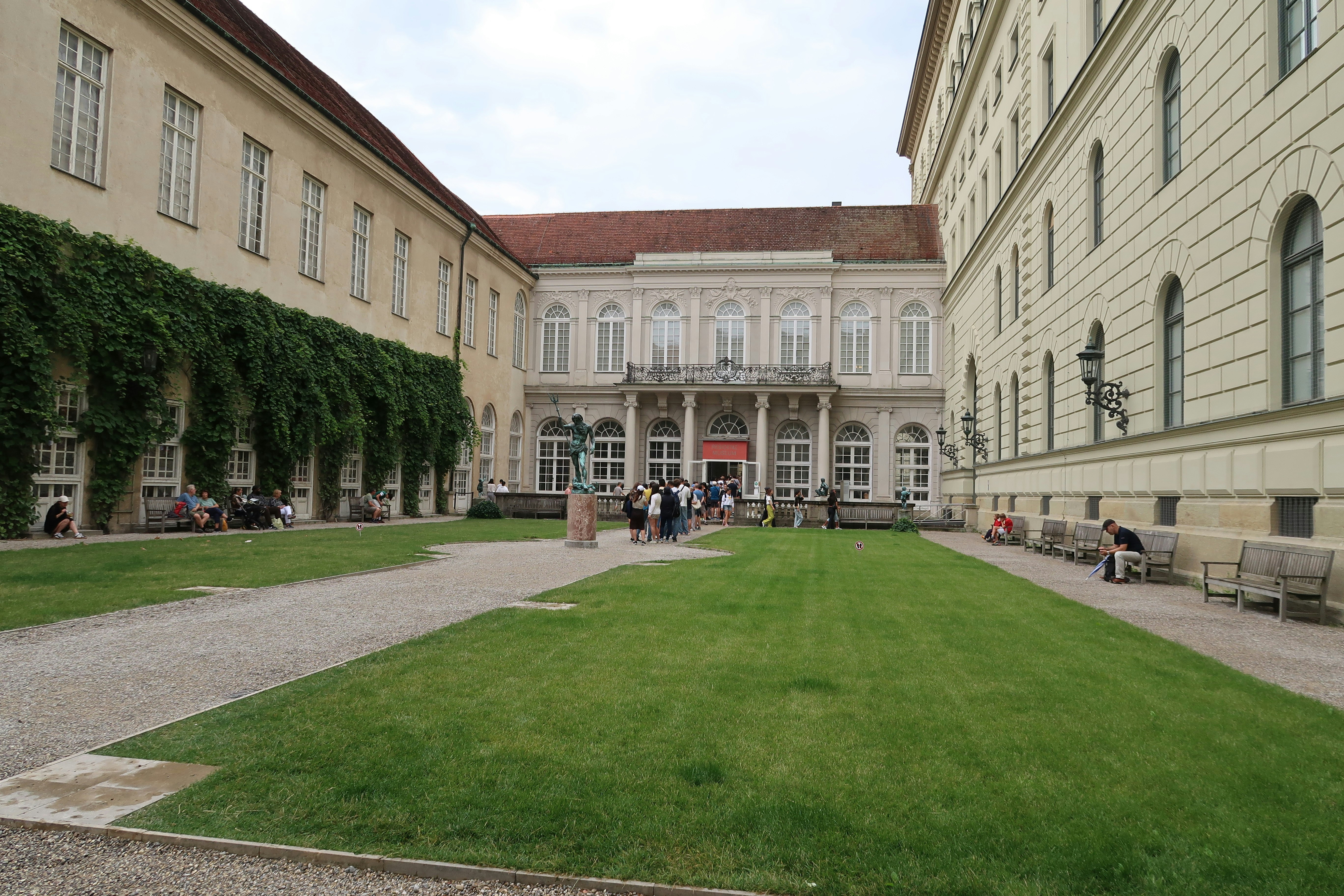 Inner Courtyard of a Historic European College