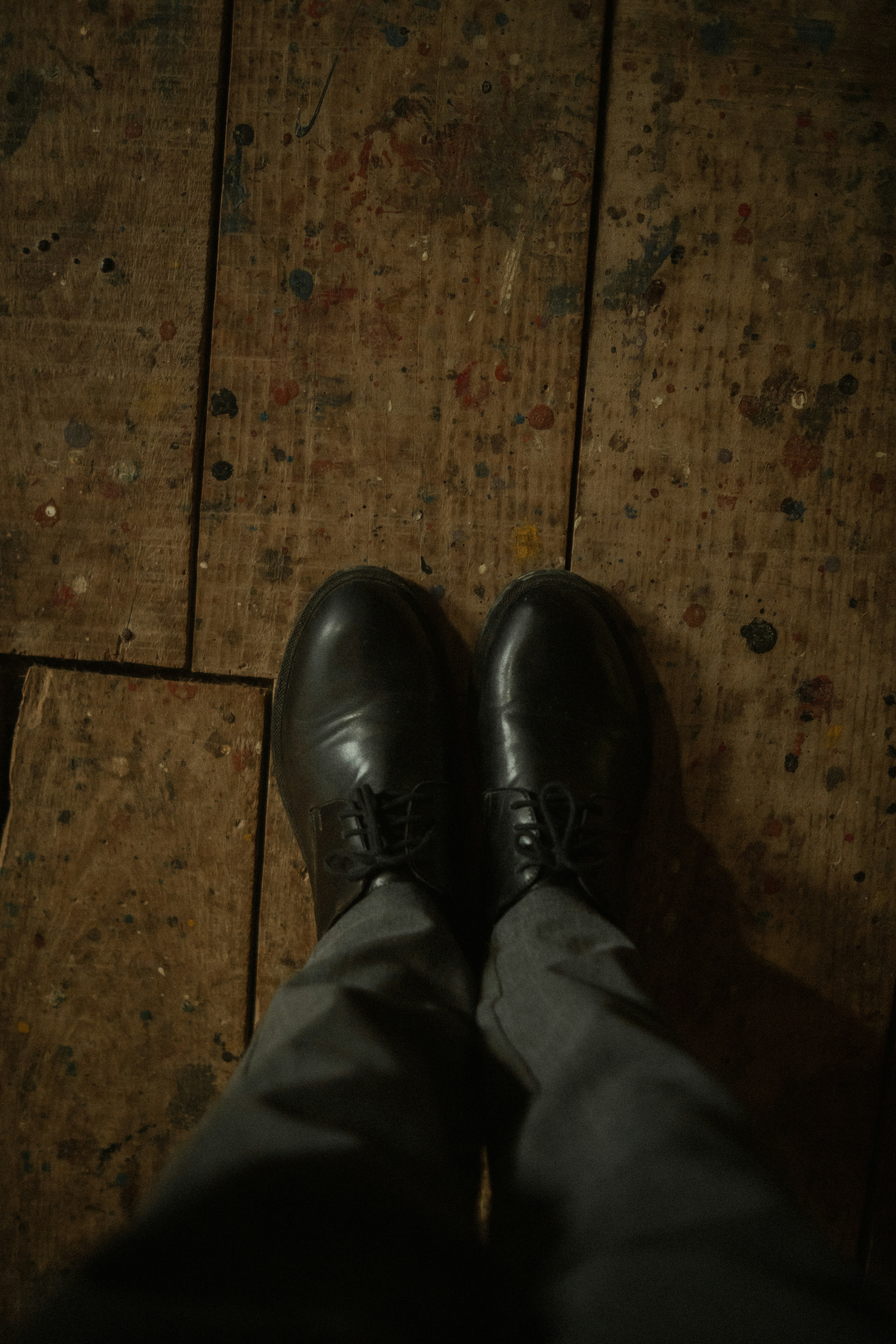 Footwear Over Aged Planks: Quietstep in a Dim Studio