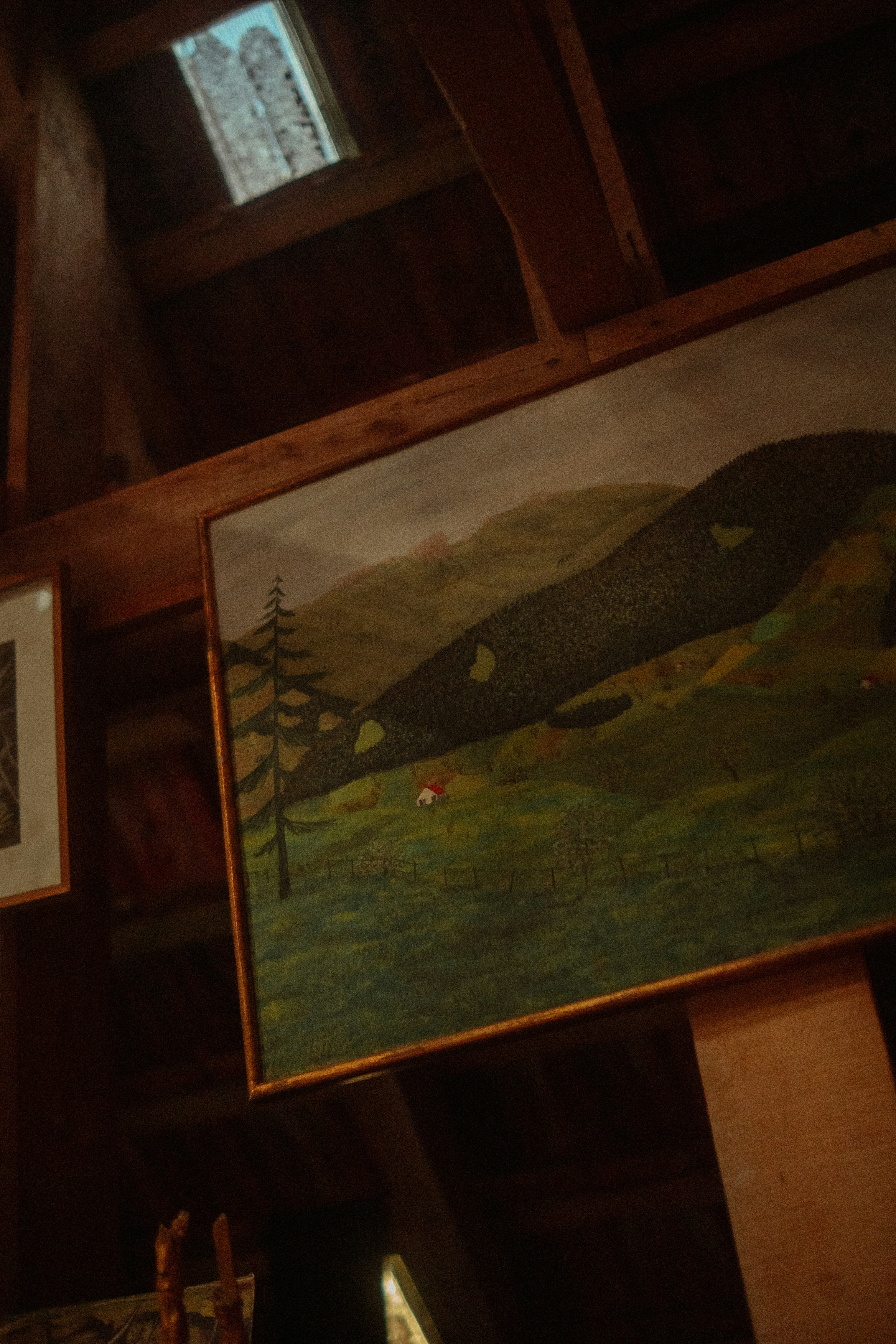 The Painted Hills in a Dim Attic