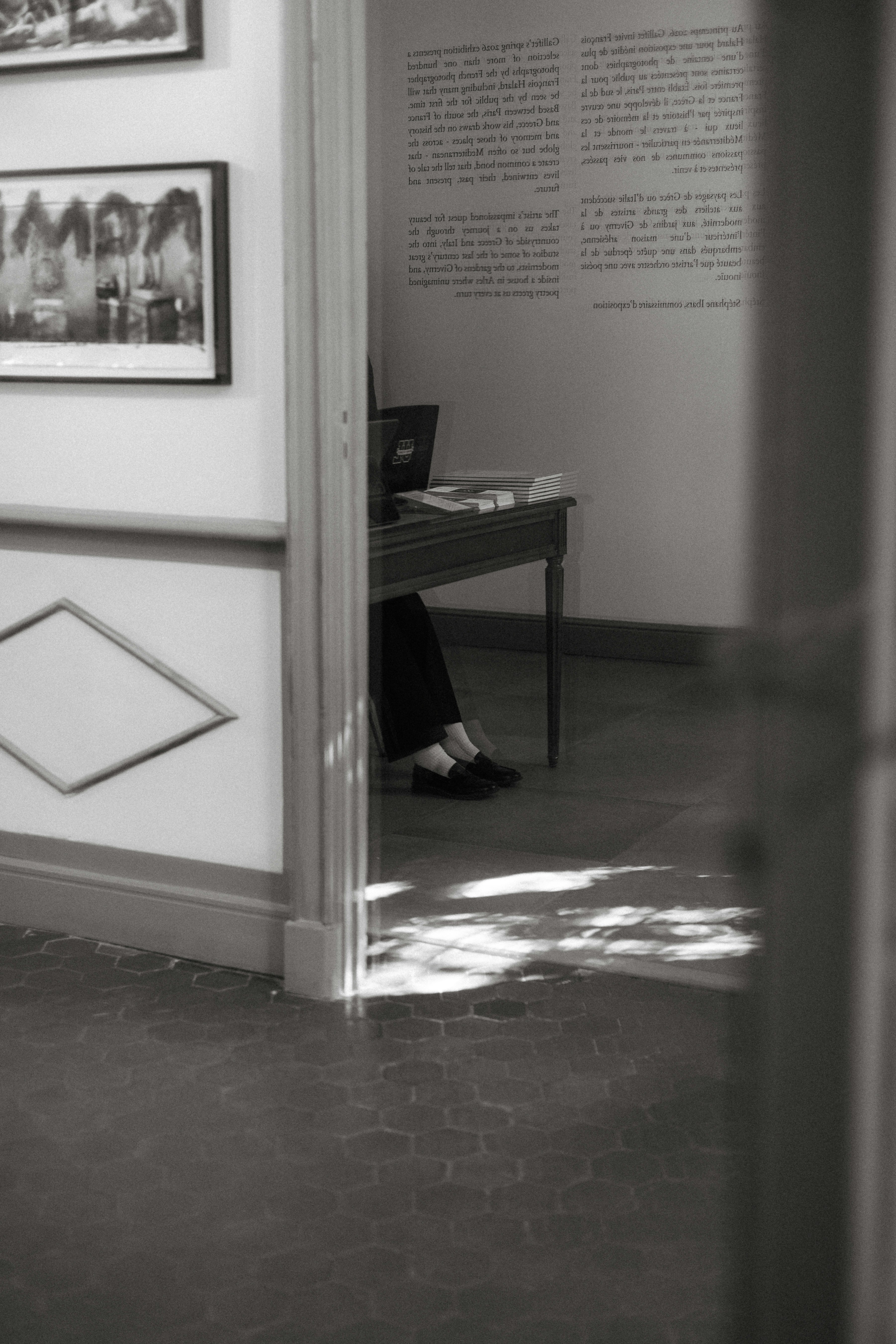 Quiet Hands at the Gallery Threshold
