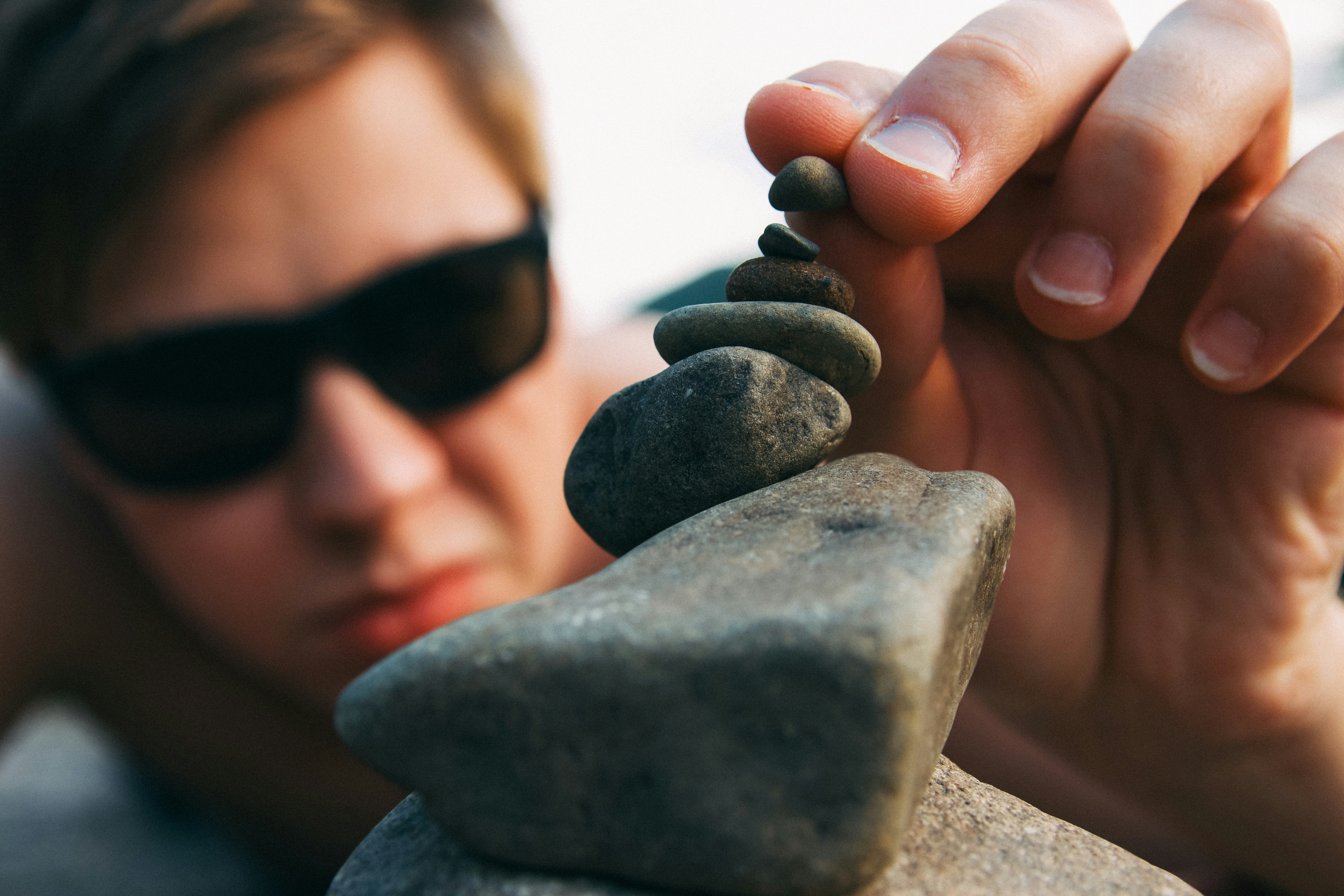 Balancing Stones: A Quiet Moment of Balance