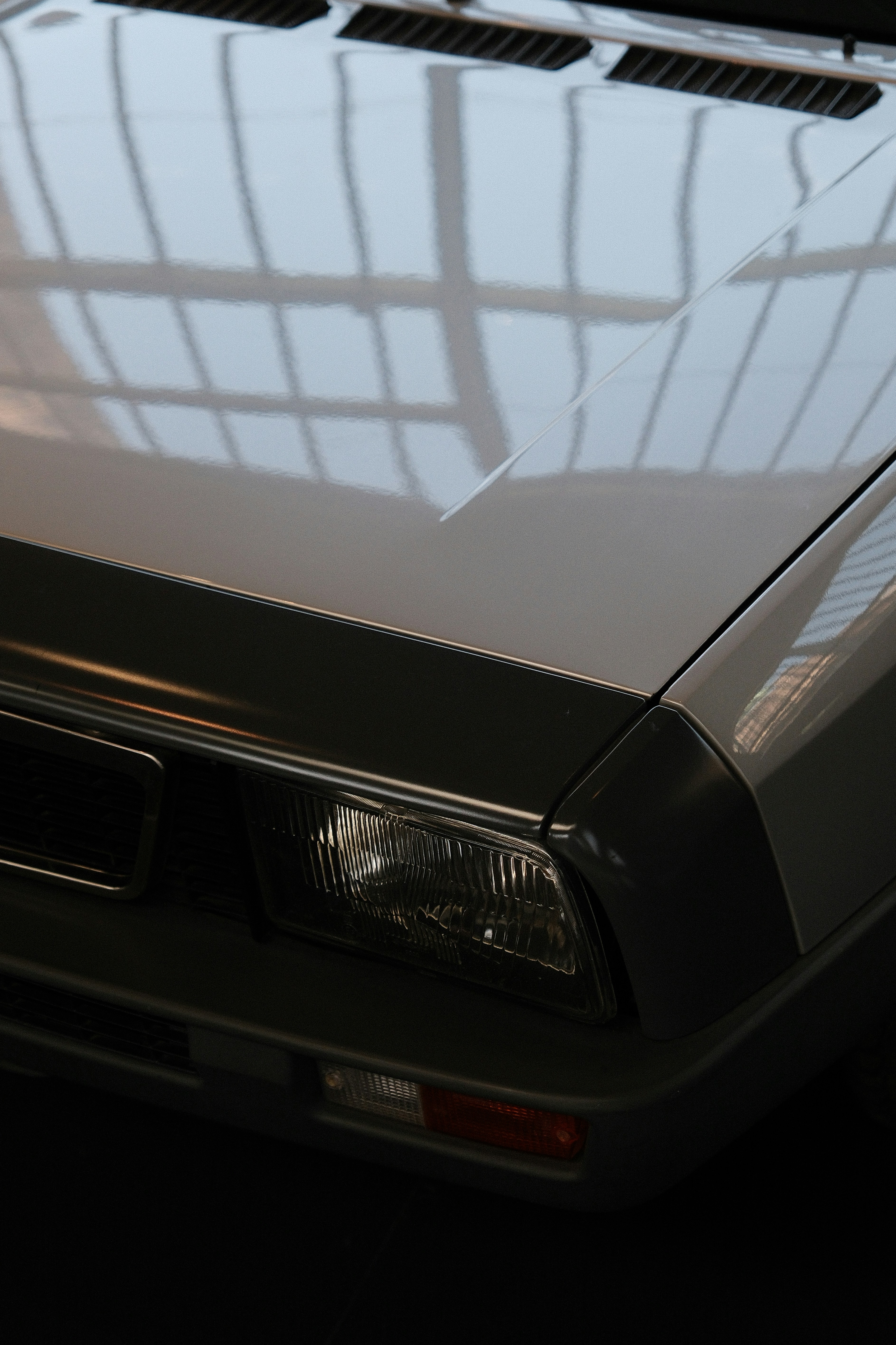 Angled Dawn Overcoat: A Classic Front-Close of a Vehicle