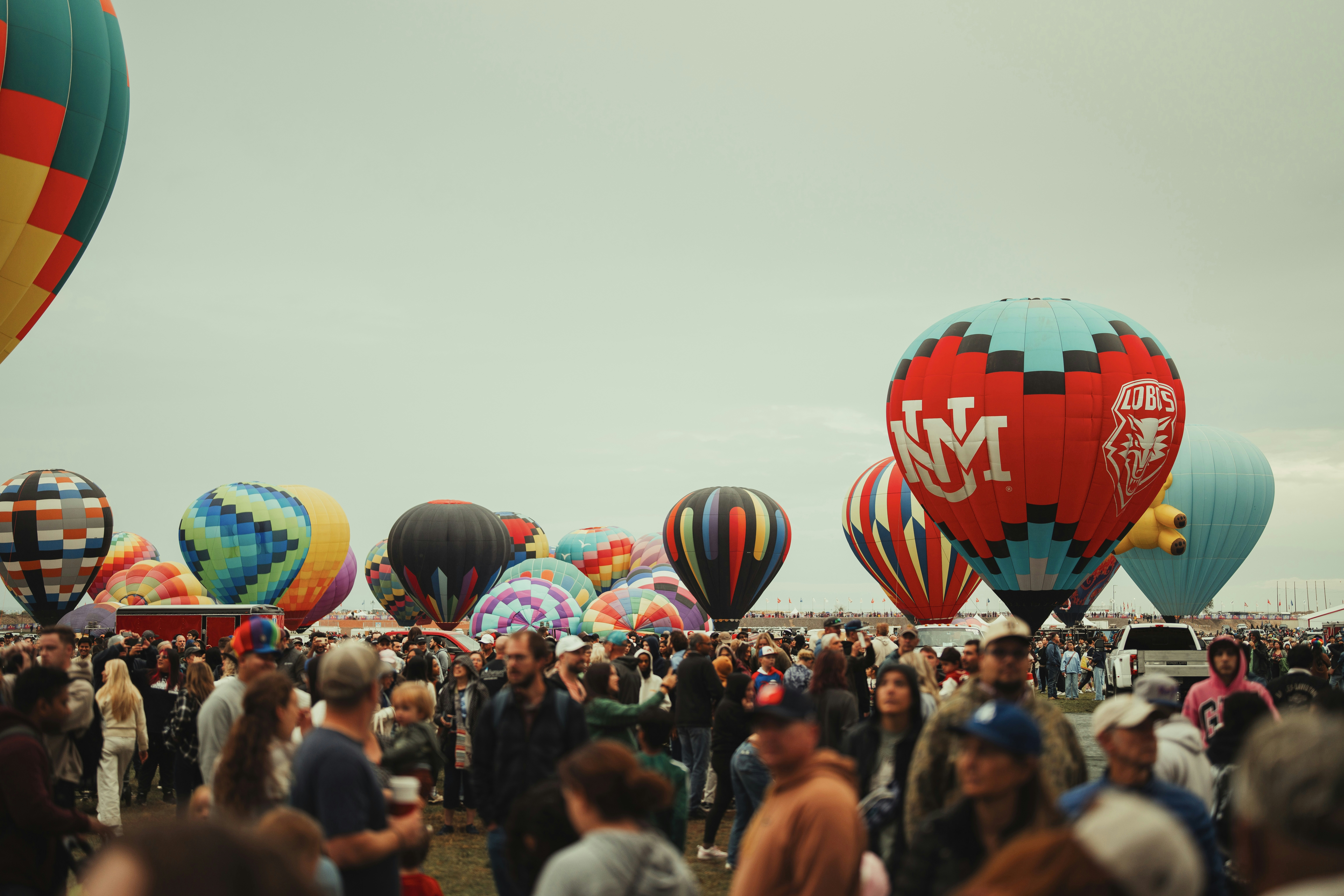Hot Air, Crowds, and Color: Balloons Above the Festival Field