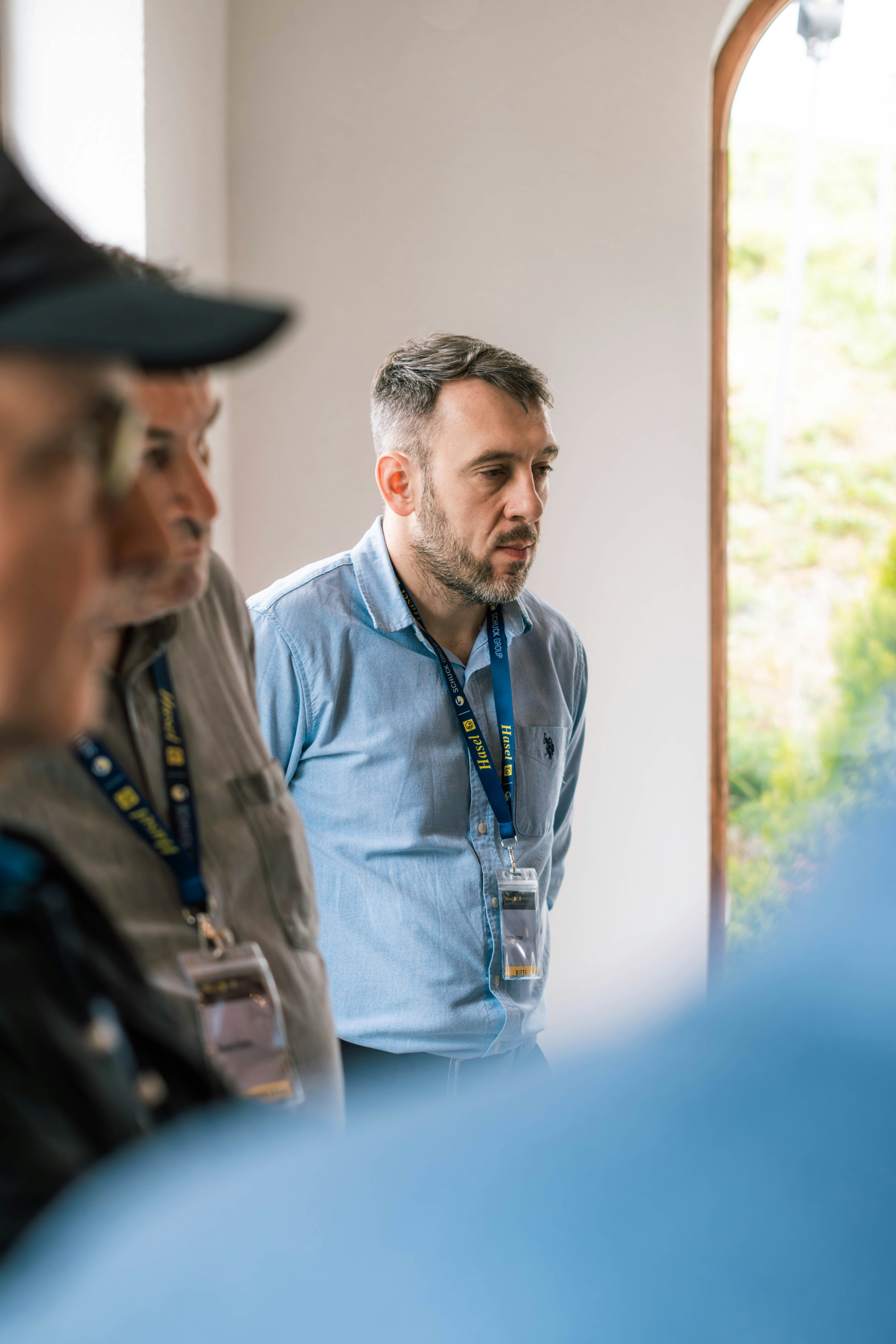 Focused in Conversation: A Closer Look at the Blue-Chested Attendee