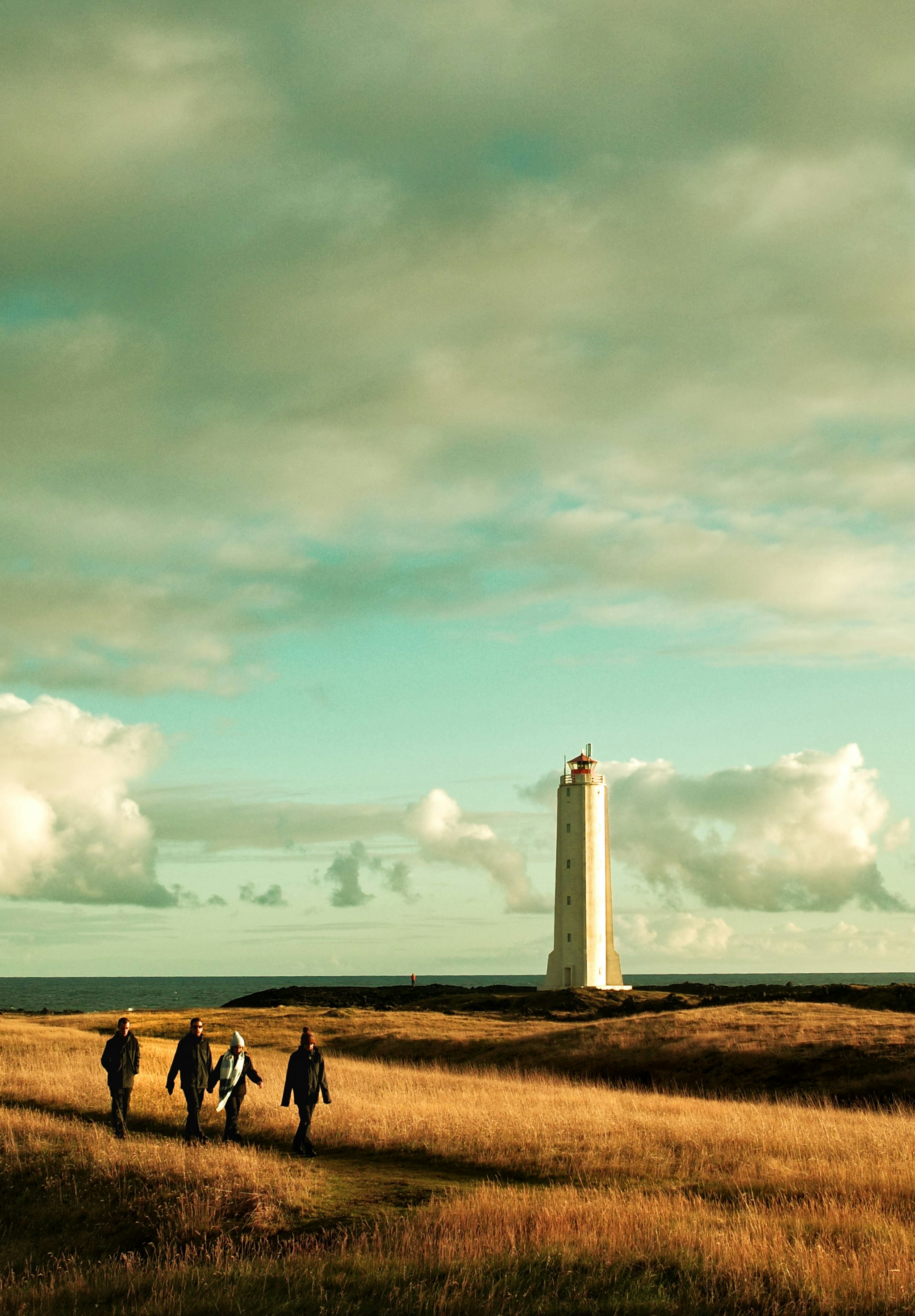 Lighthouse Stroll: A Coastal Quartet and the solitary tower