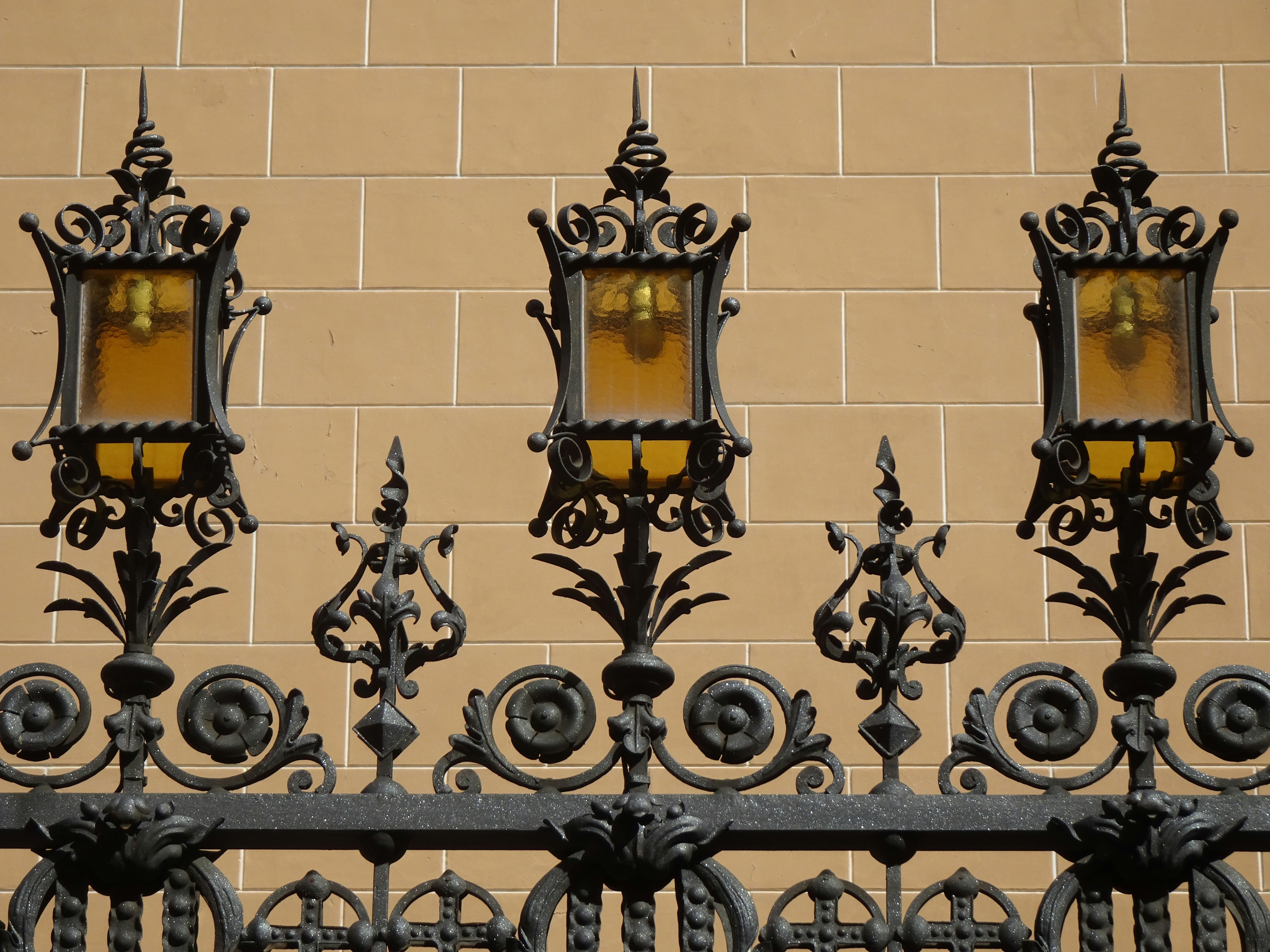 Ornate Gate of Iron Lanterns