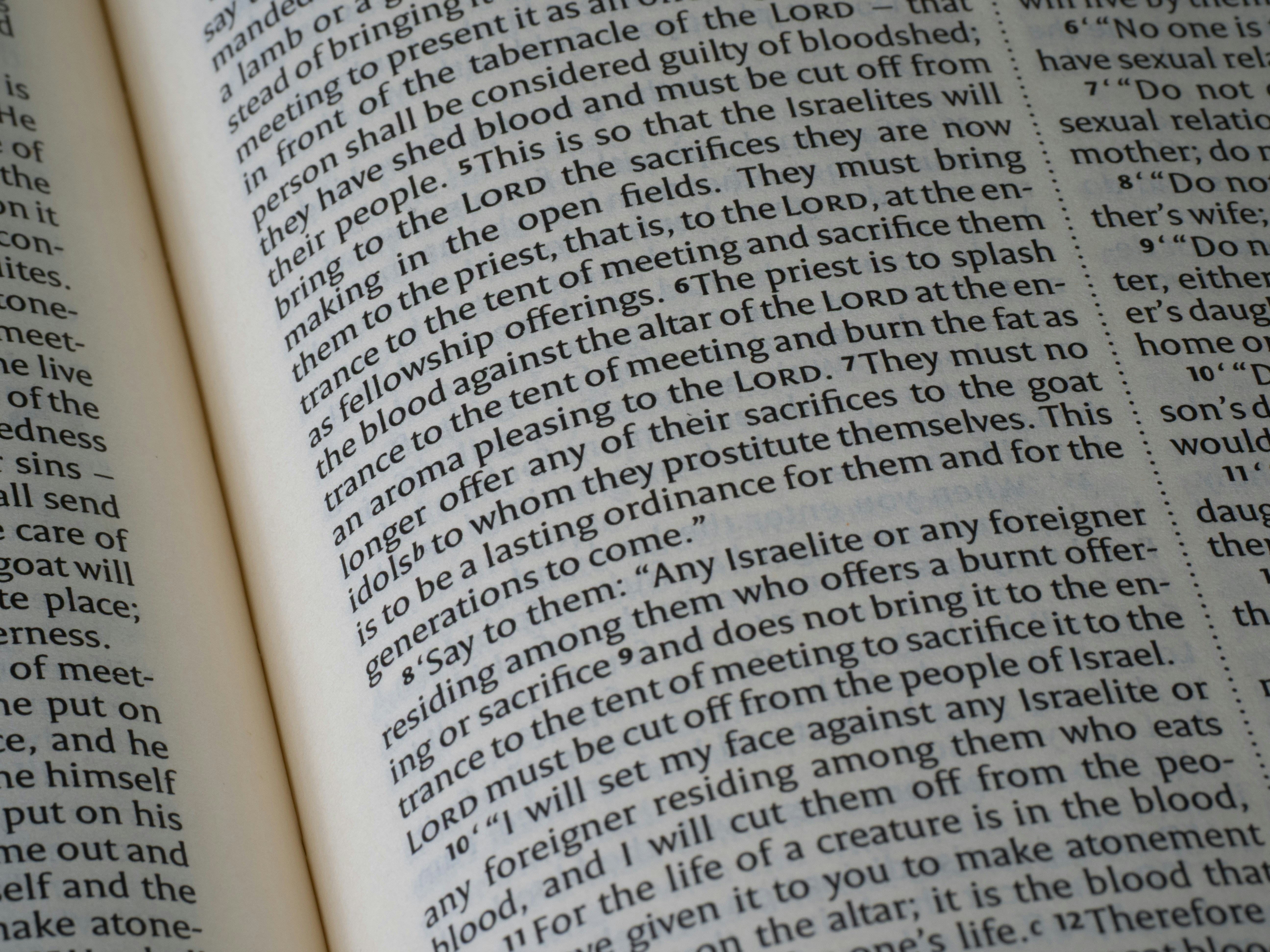 Close-typed Pages: A Tilt into Scripture