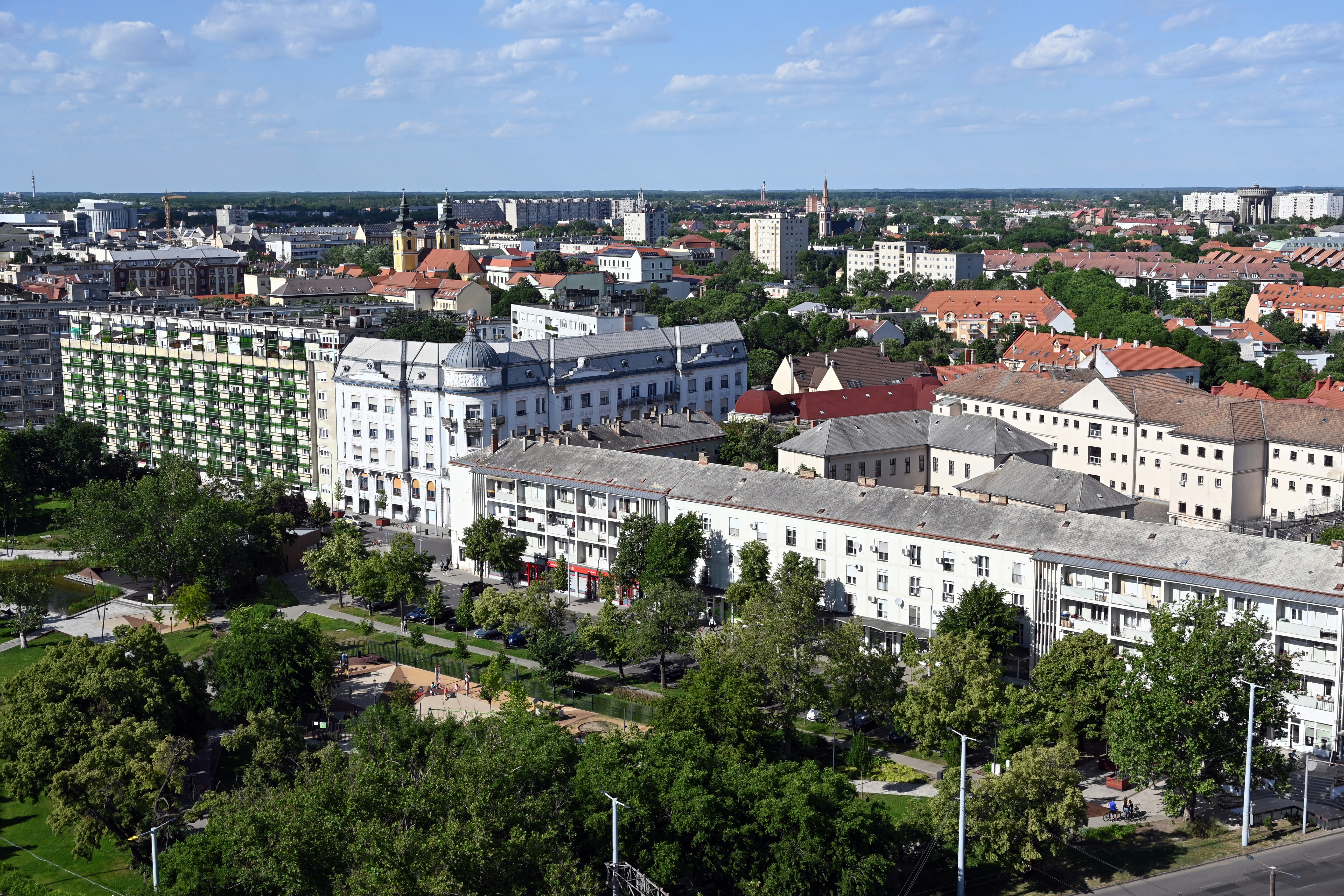 View of Debrecen city, Hungary