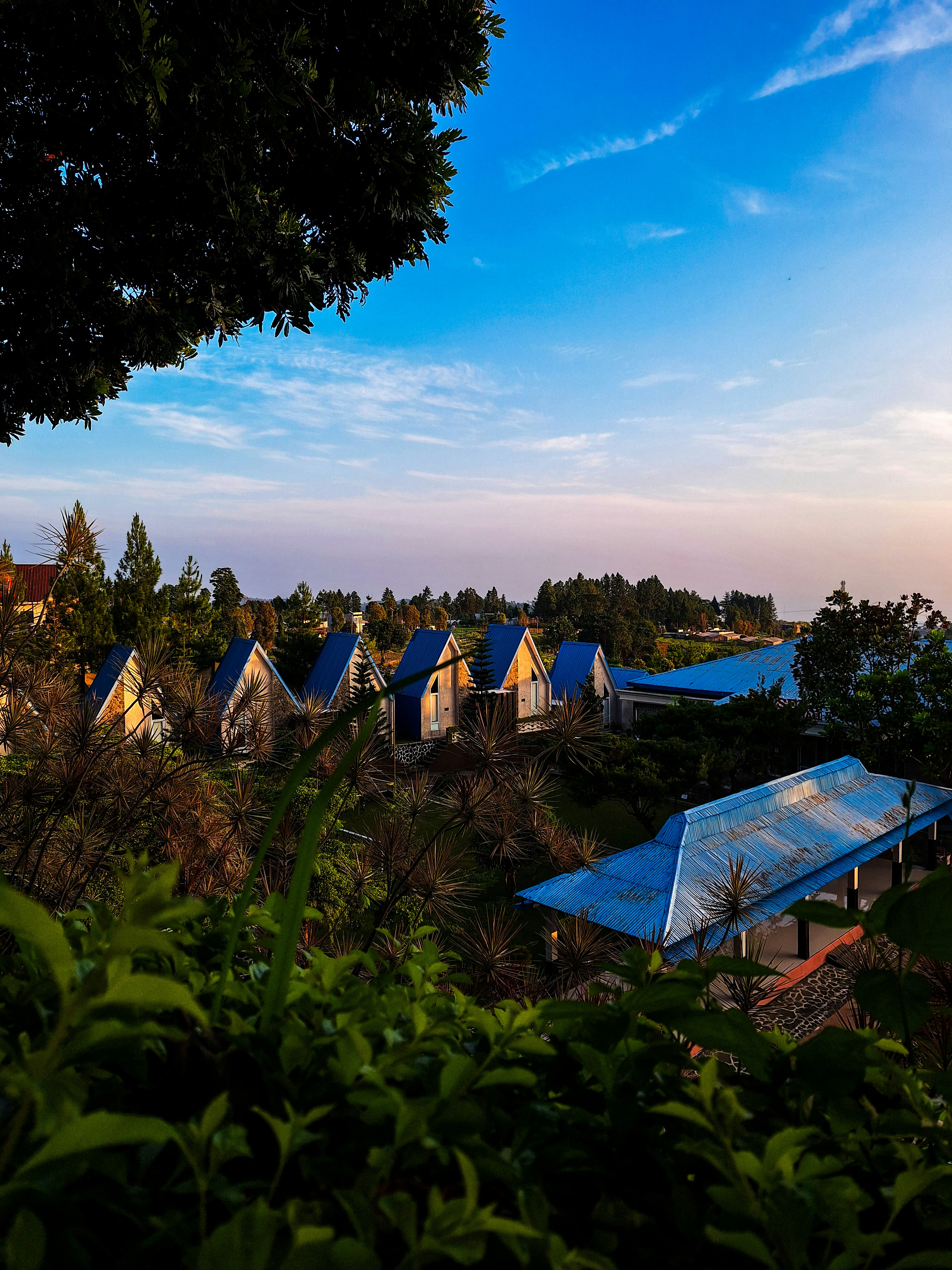 Quiet Dawn Over A-Line Cabins