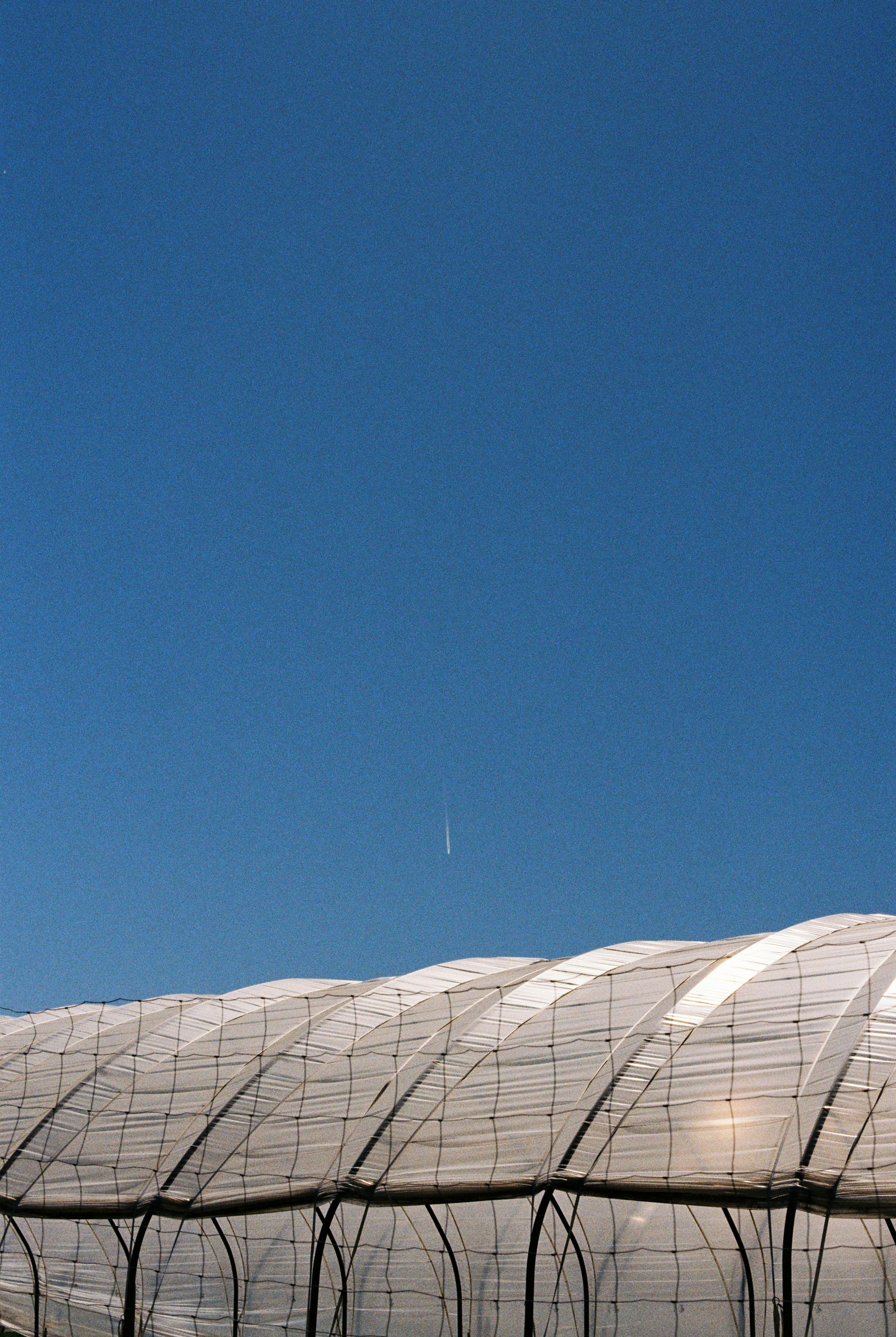Slim Rocket over the Glasshouse: a Vertical Thread in the Sky