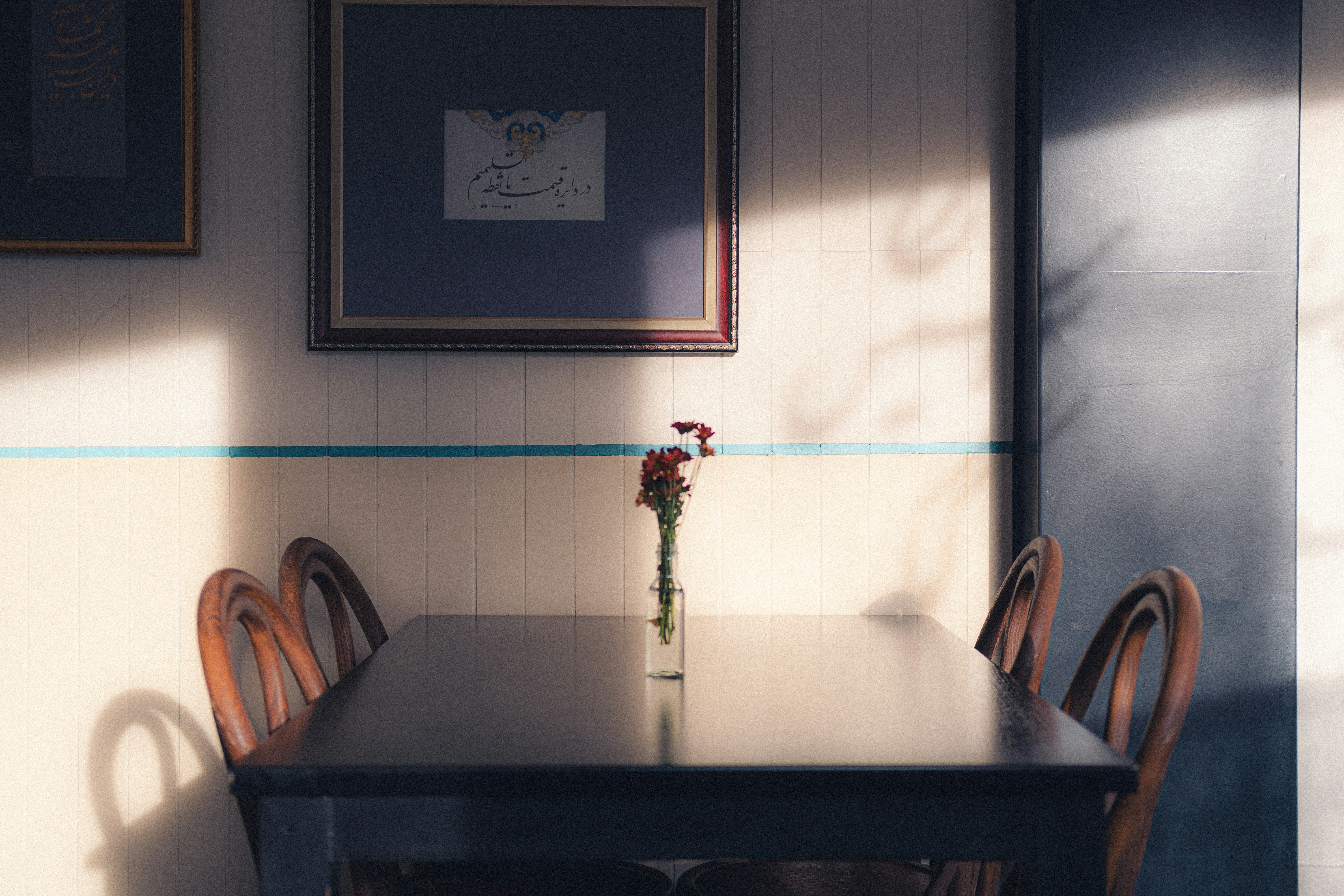 Sunlit Vase: A Quiet Table Between.frames