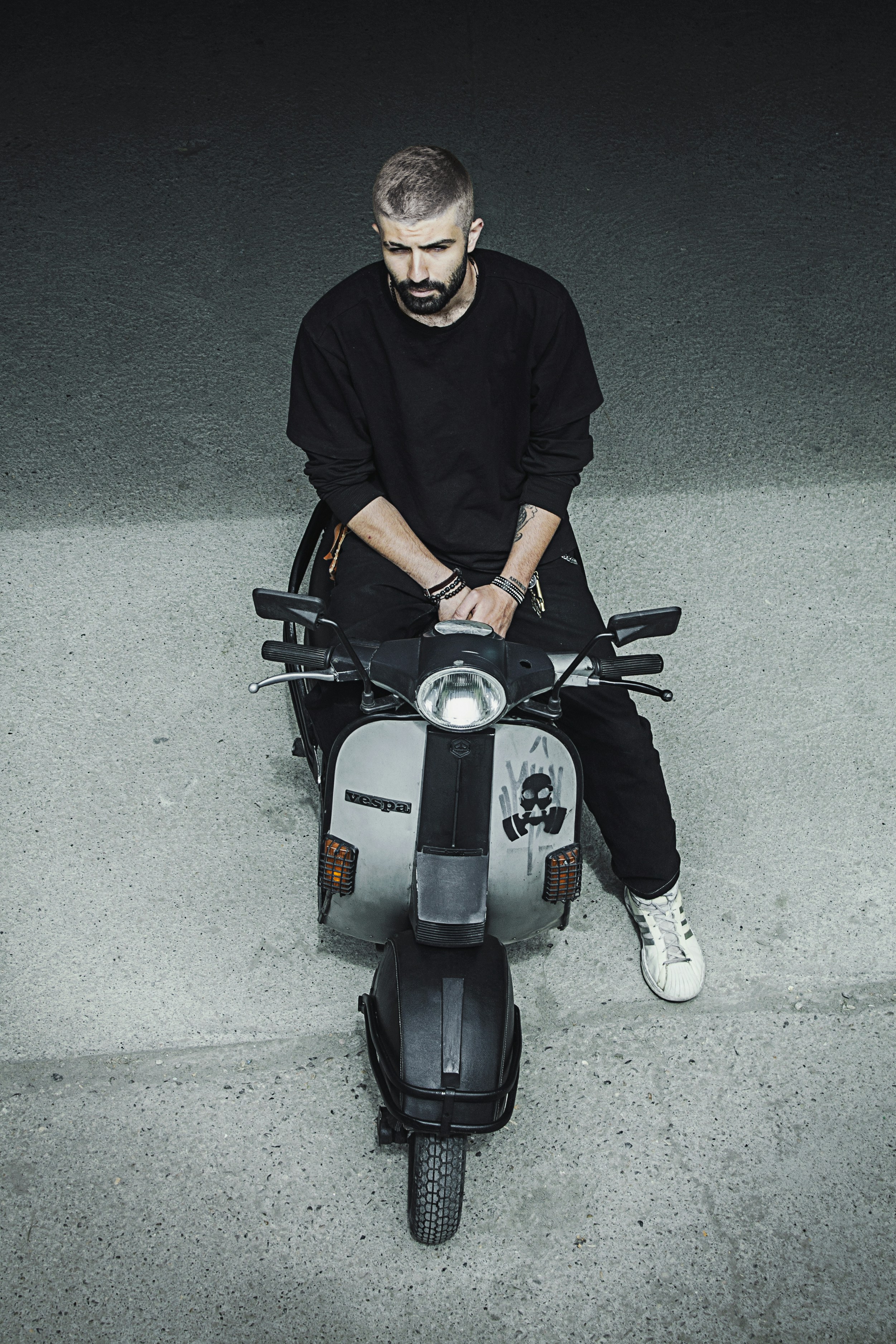 Midnight Ride: A Quiet Moment on the Scooter