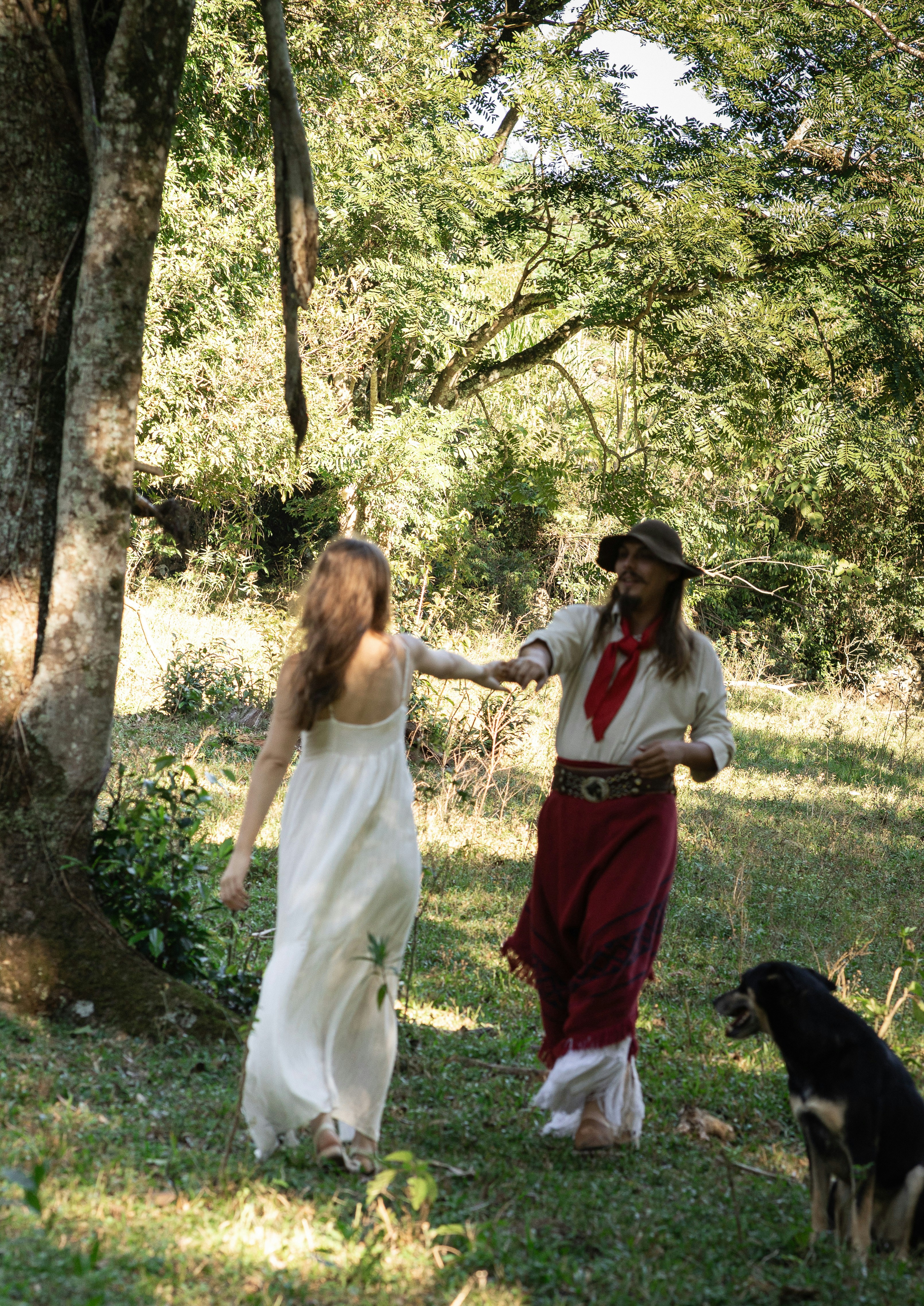 Dusk Walk: A Rustic Parade with a Gentle companion