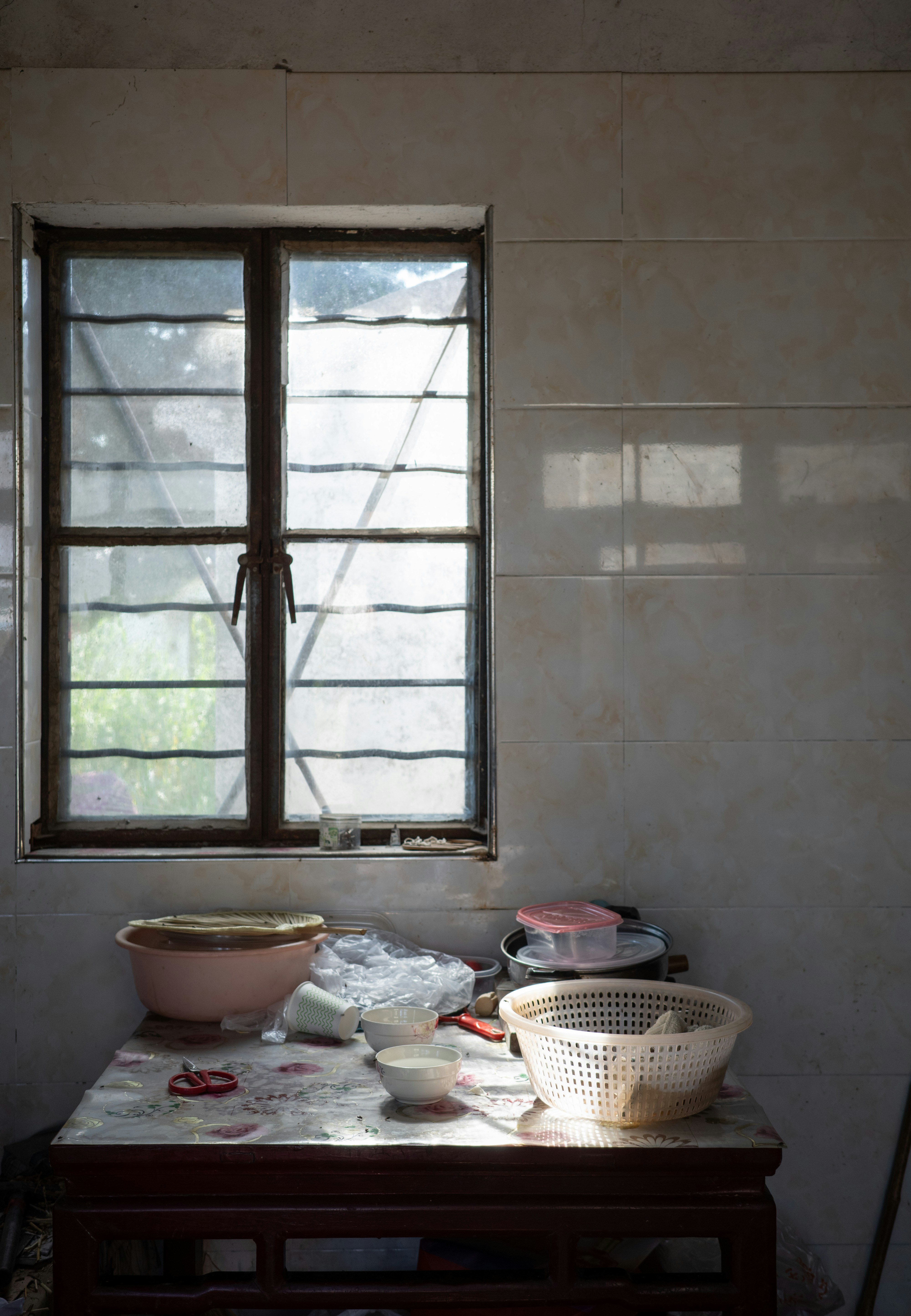 Dusty Window Light Over a Humble Kitchen Table