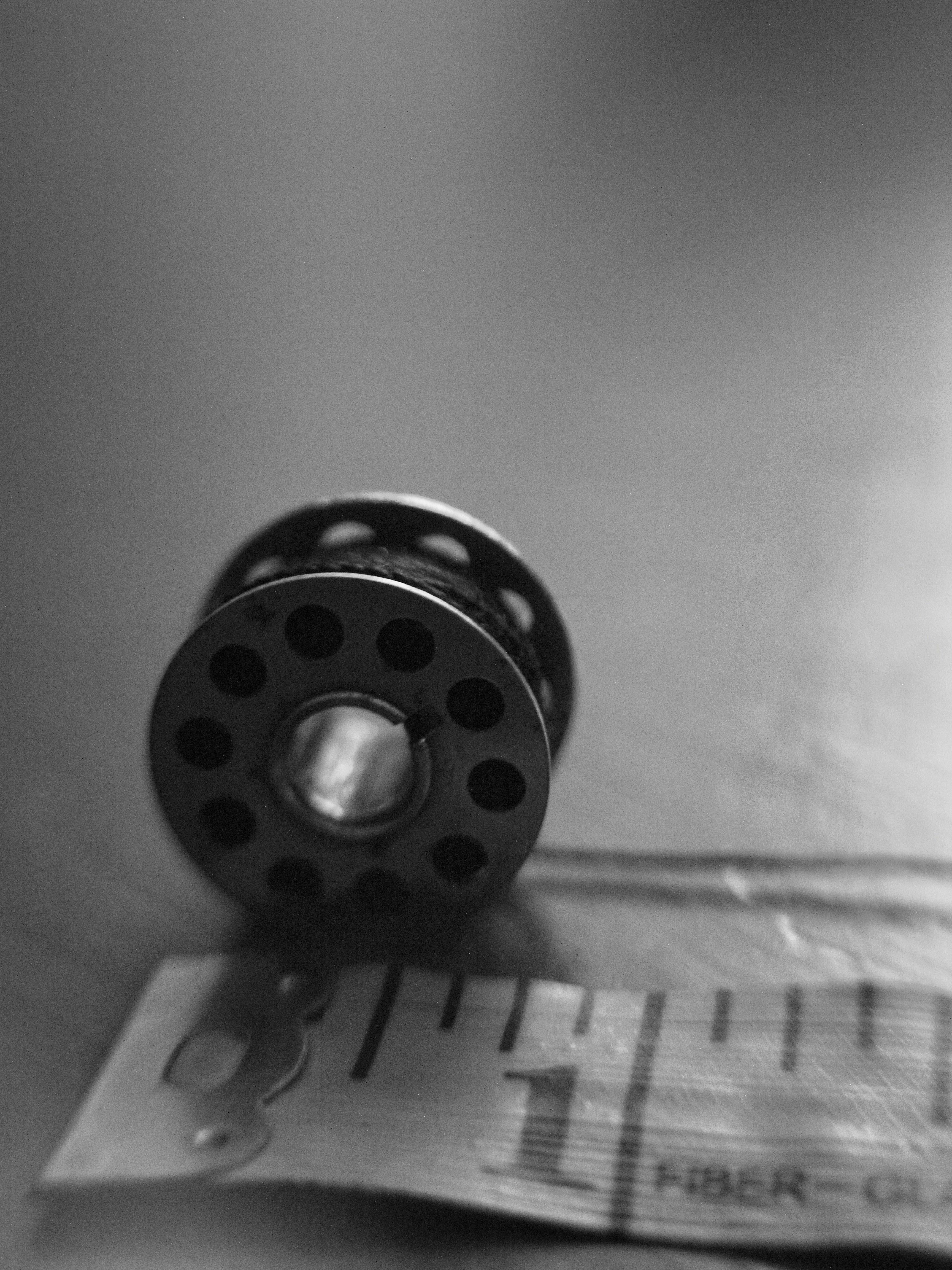Macro Focus: A Precision Needle and a Measuring Tape