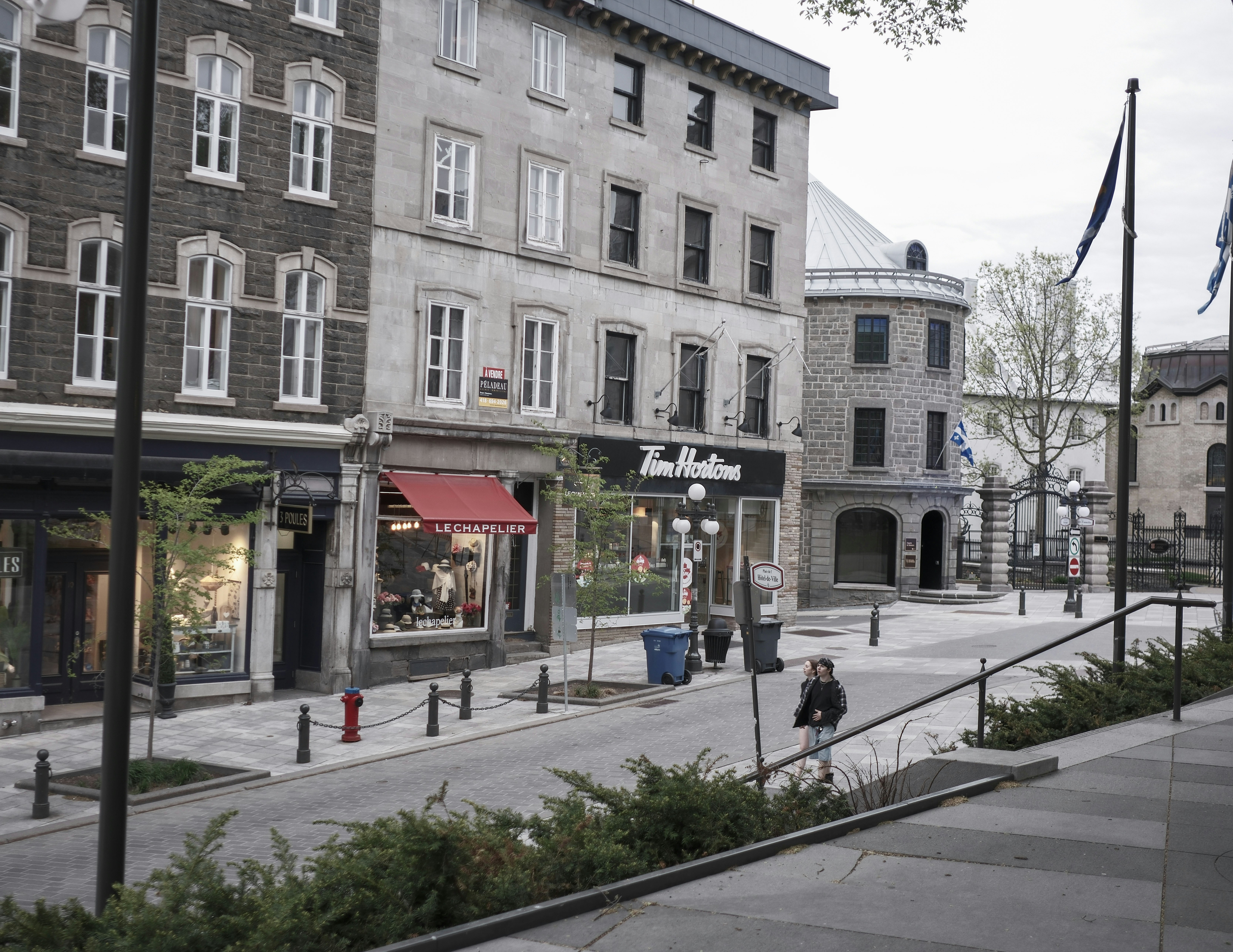City Street Sequences: A Quiet Moment Outside a Café District