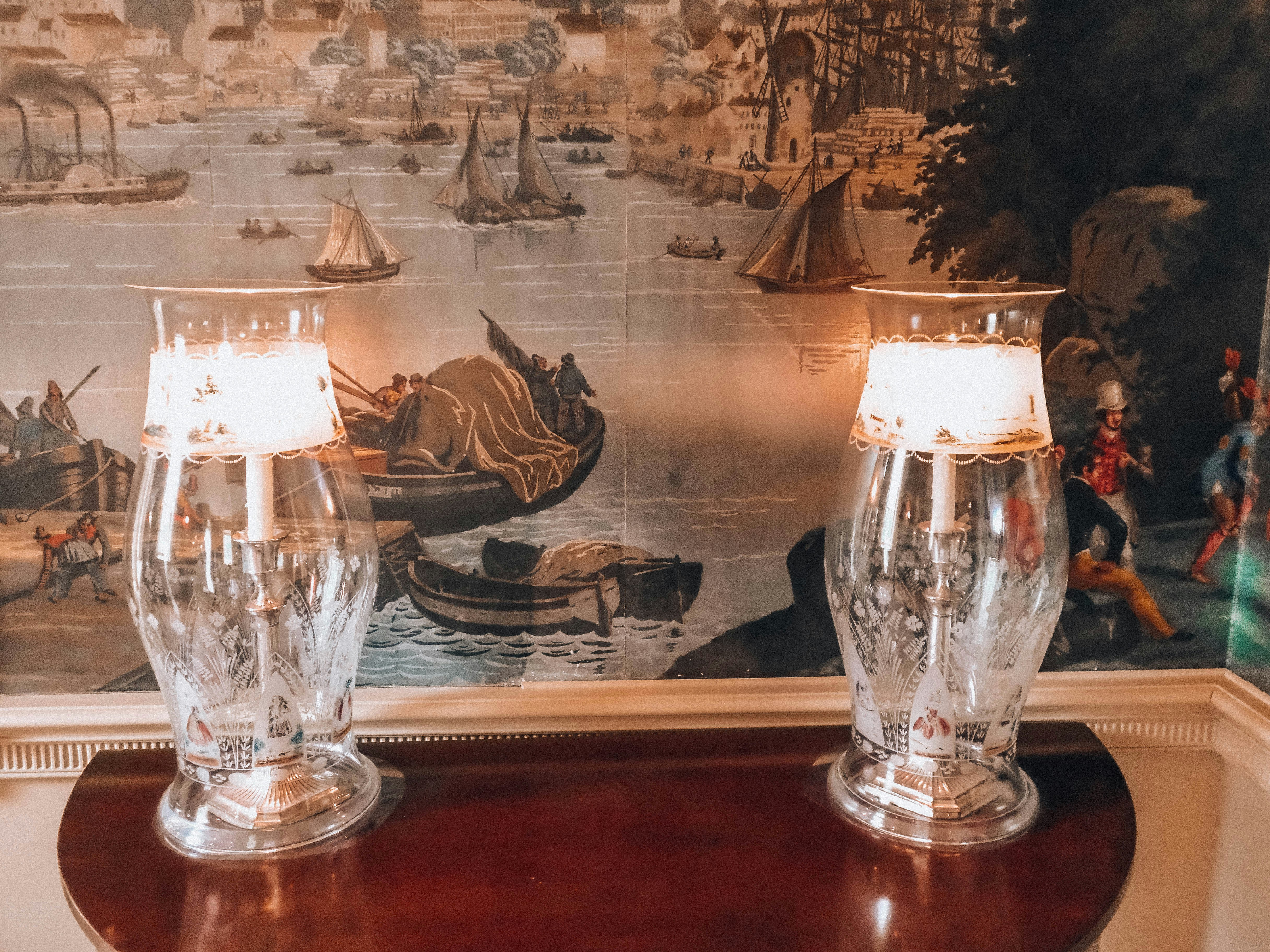 Harbor Reverie: Lamps and Loyal Sails