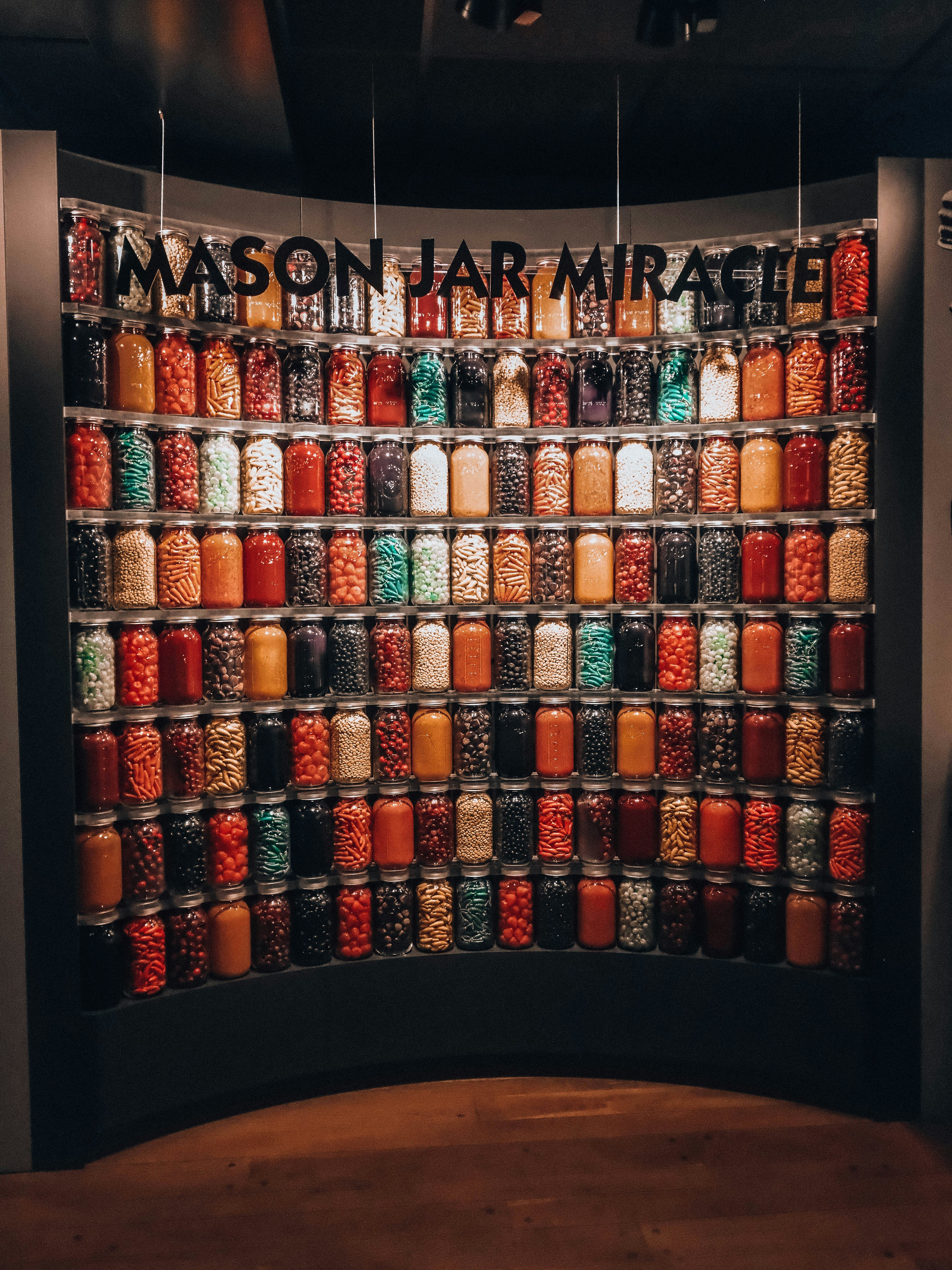 Candy Curtain: A Vault of Colorful Jars
