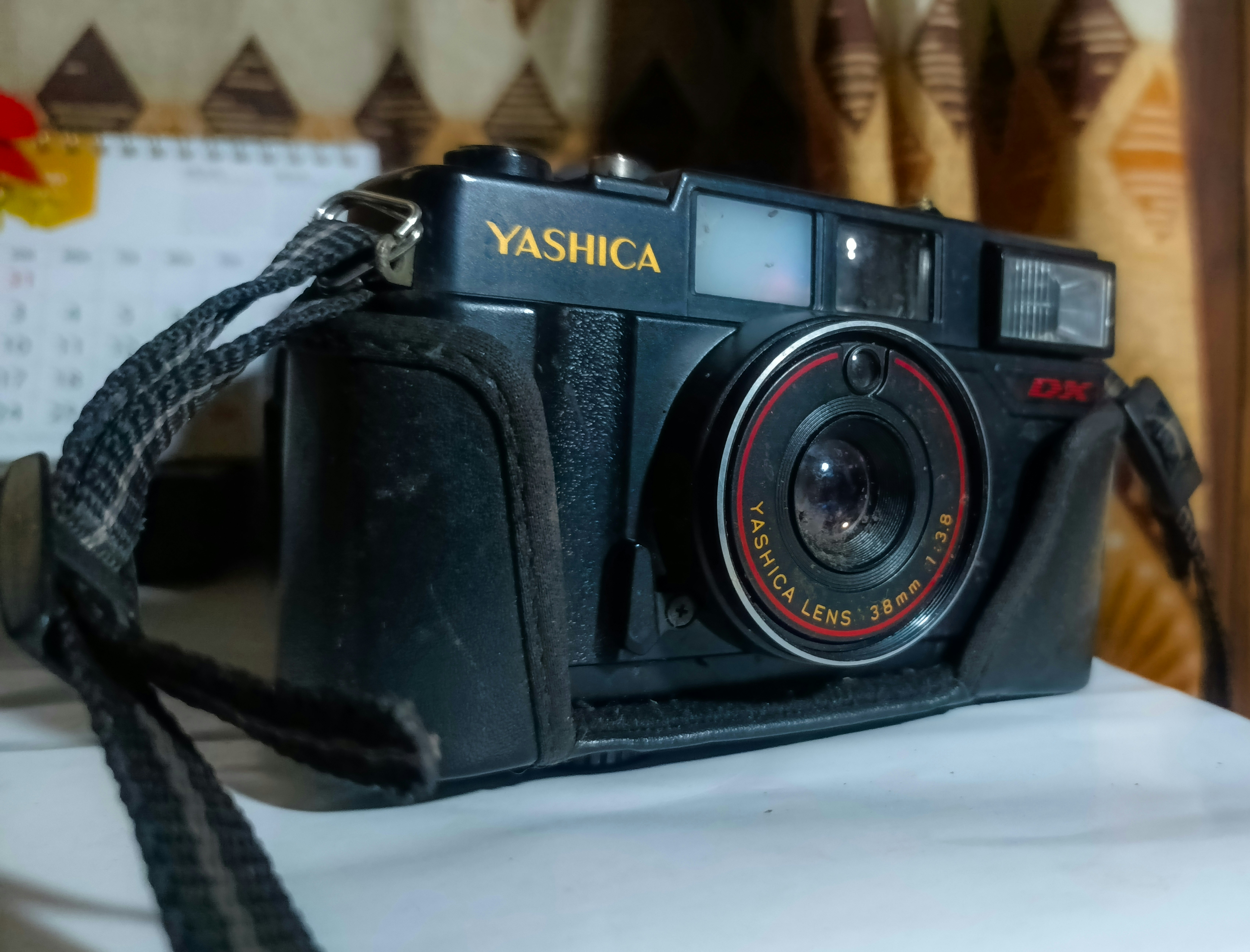 Yashica in Focus: Retro Compact with a Stitched Strap