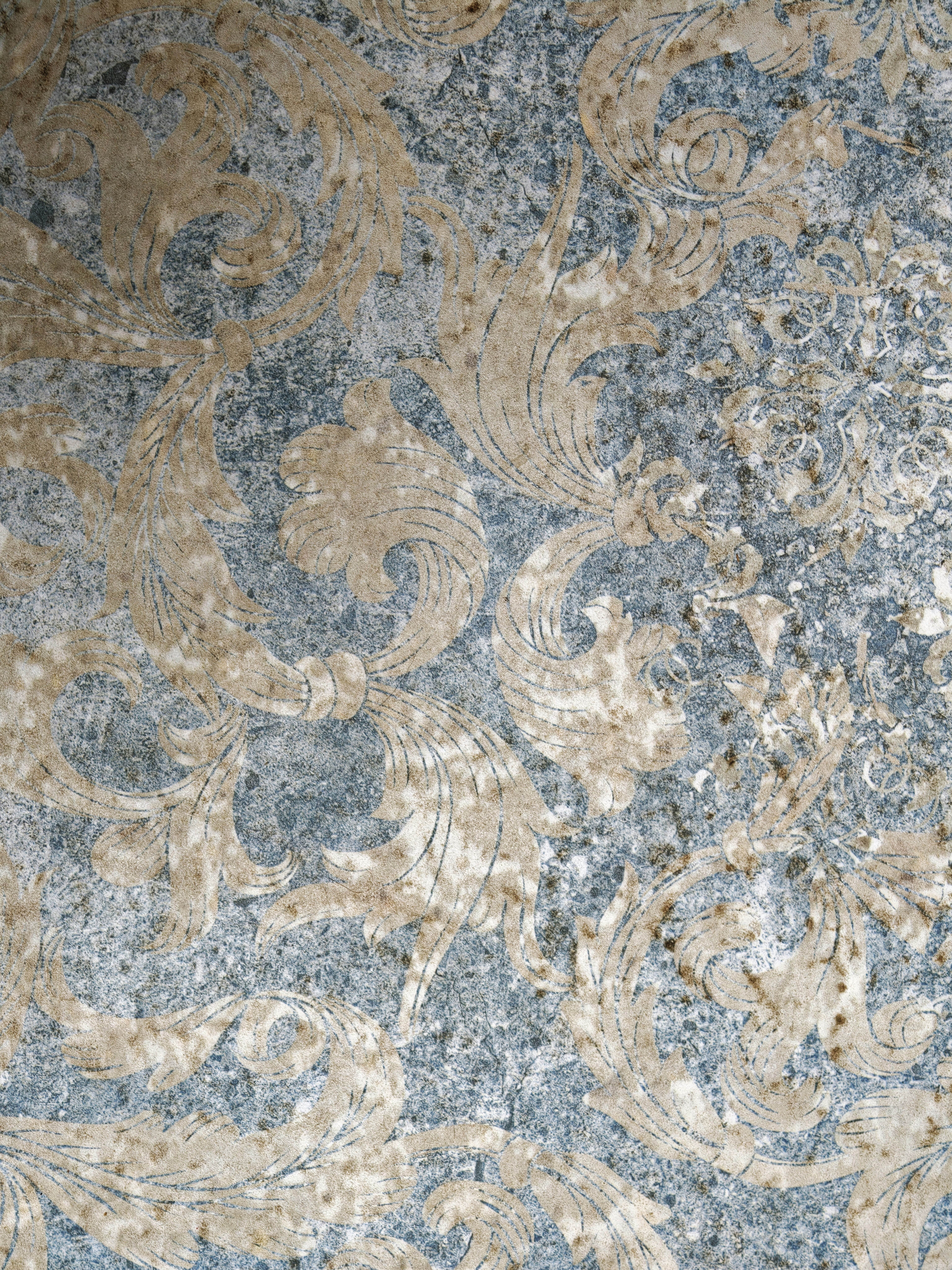 Ornate Textile Echoes: A Quiet Tapestry of Stone and Scroll