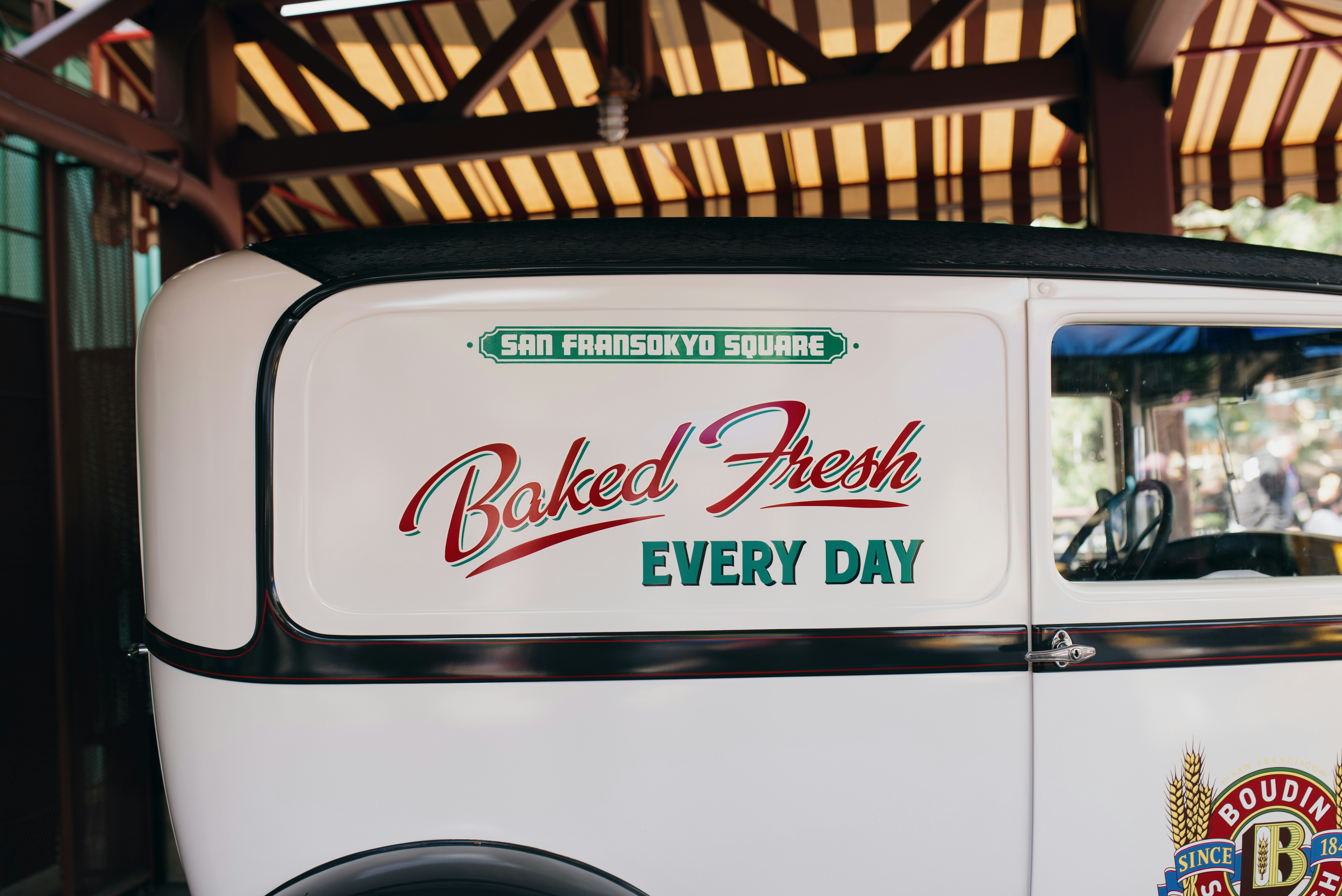 Vintage Van Signage at San Francisco Square