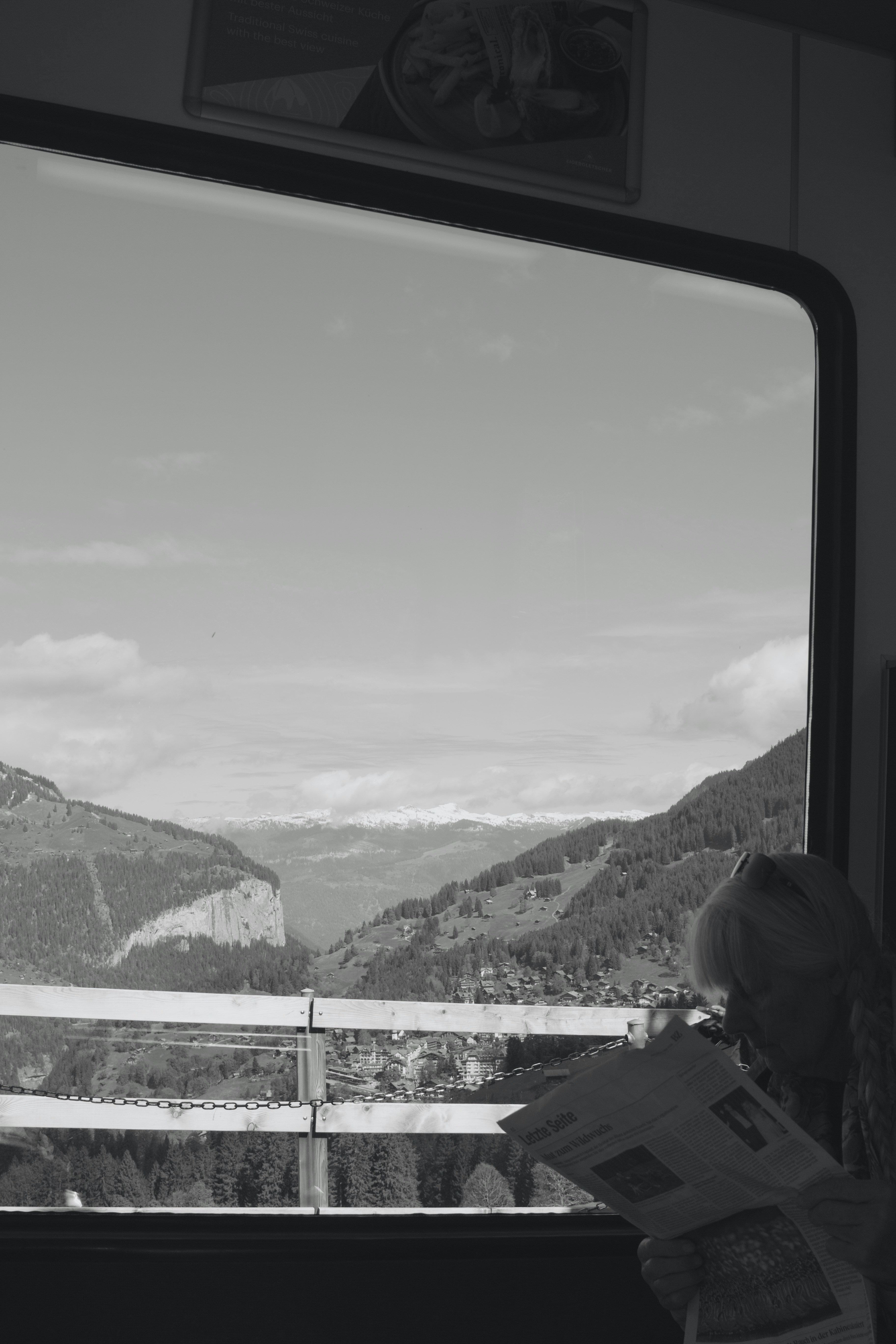 Window to the Alps: A Reader in the Quiet Carriage