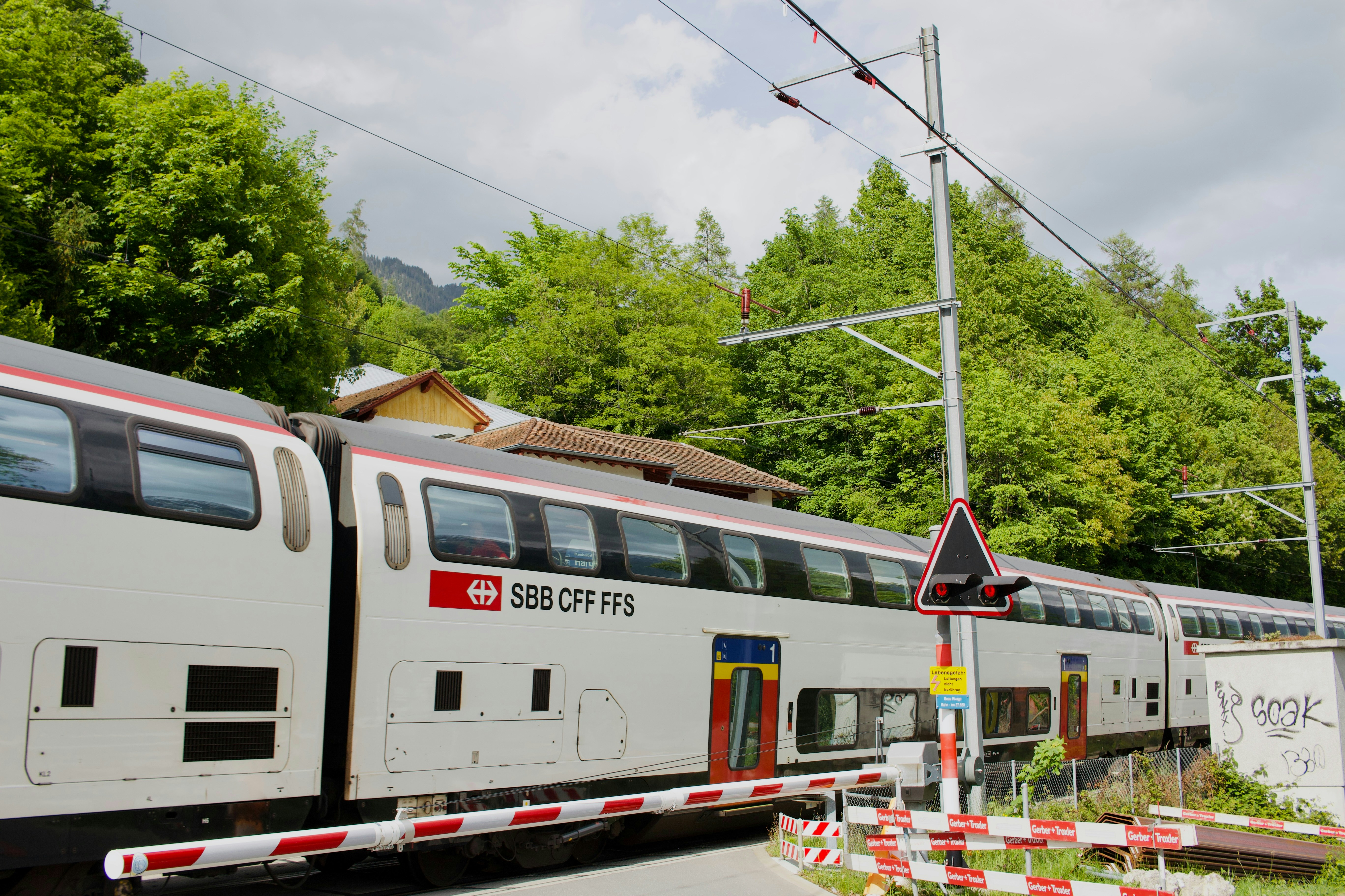 Swiss Rail Against the Green Hills