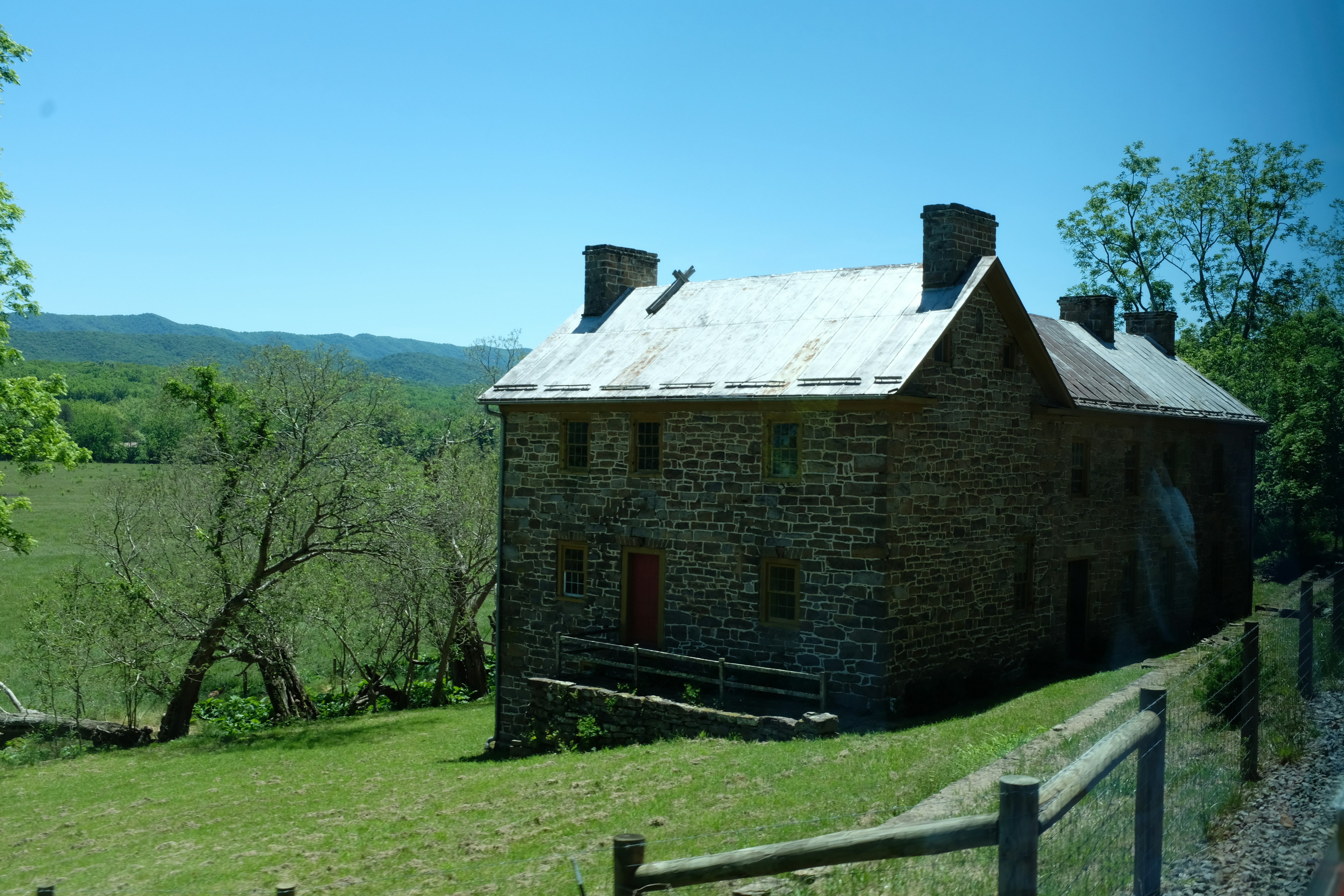 Stone Cottage on a Sunlit Hilltop