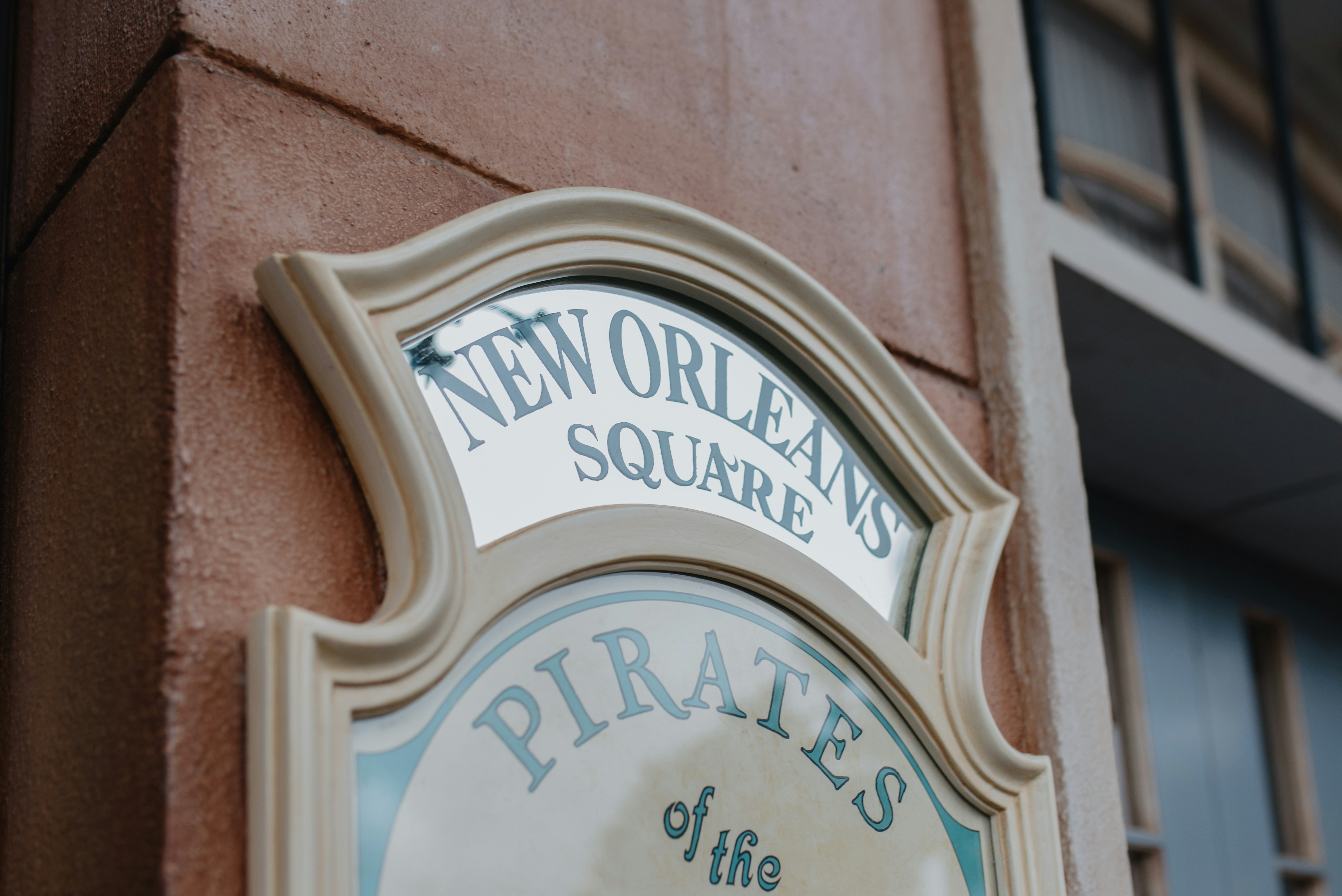 Pirates of the New Orleans Square Signup: A Close Look at the Curved Street Sign
