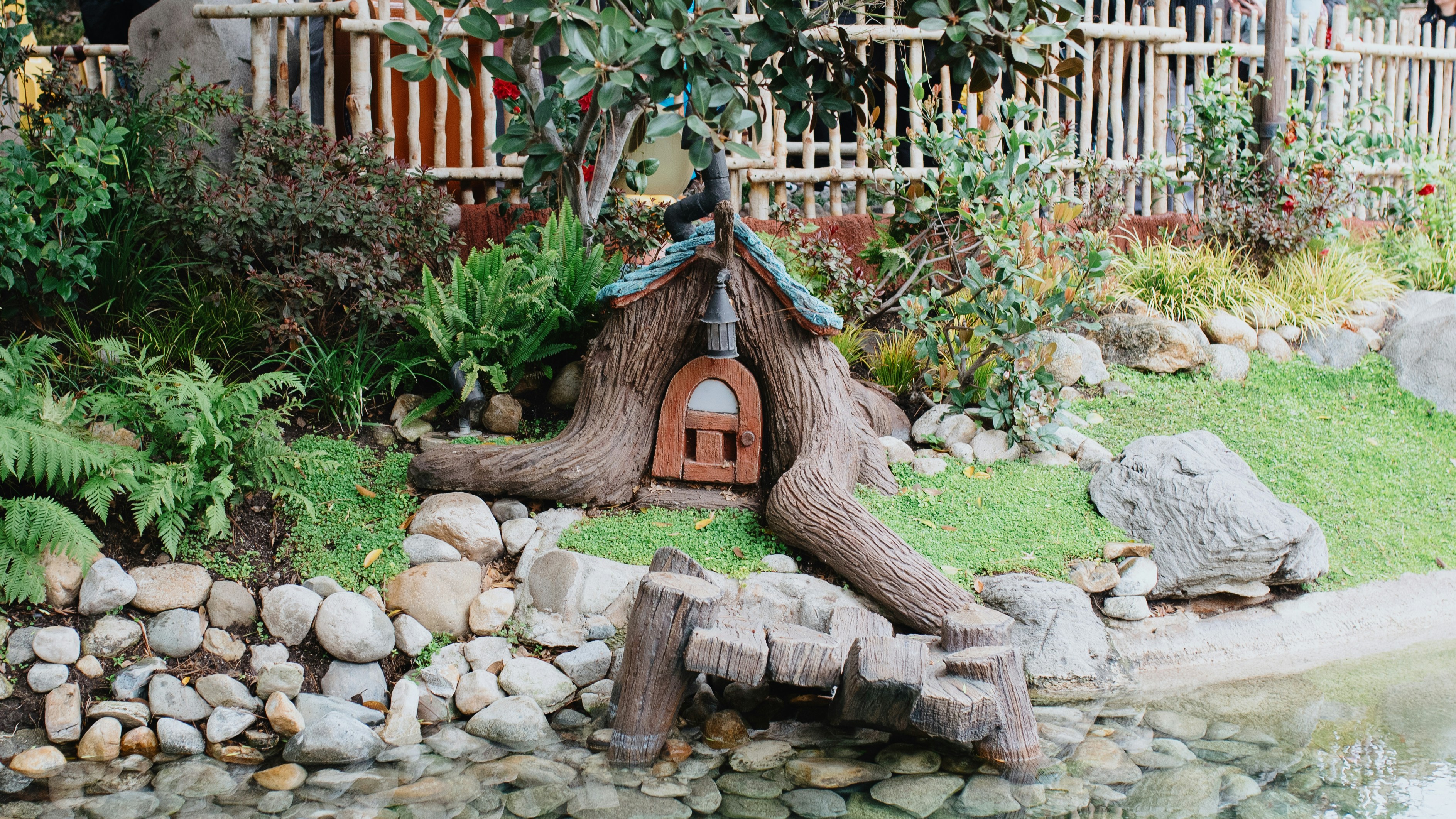Tiny Hobbit House by the Stones: A Tranquil Garden Dwelling