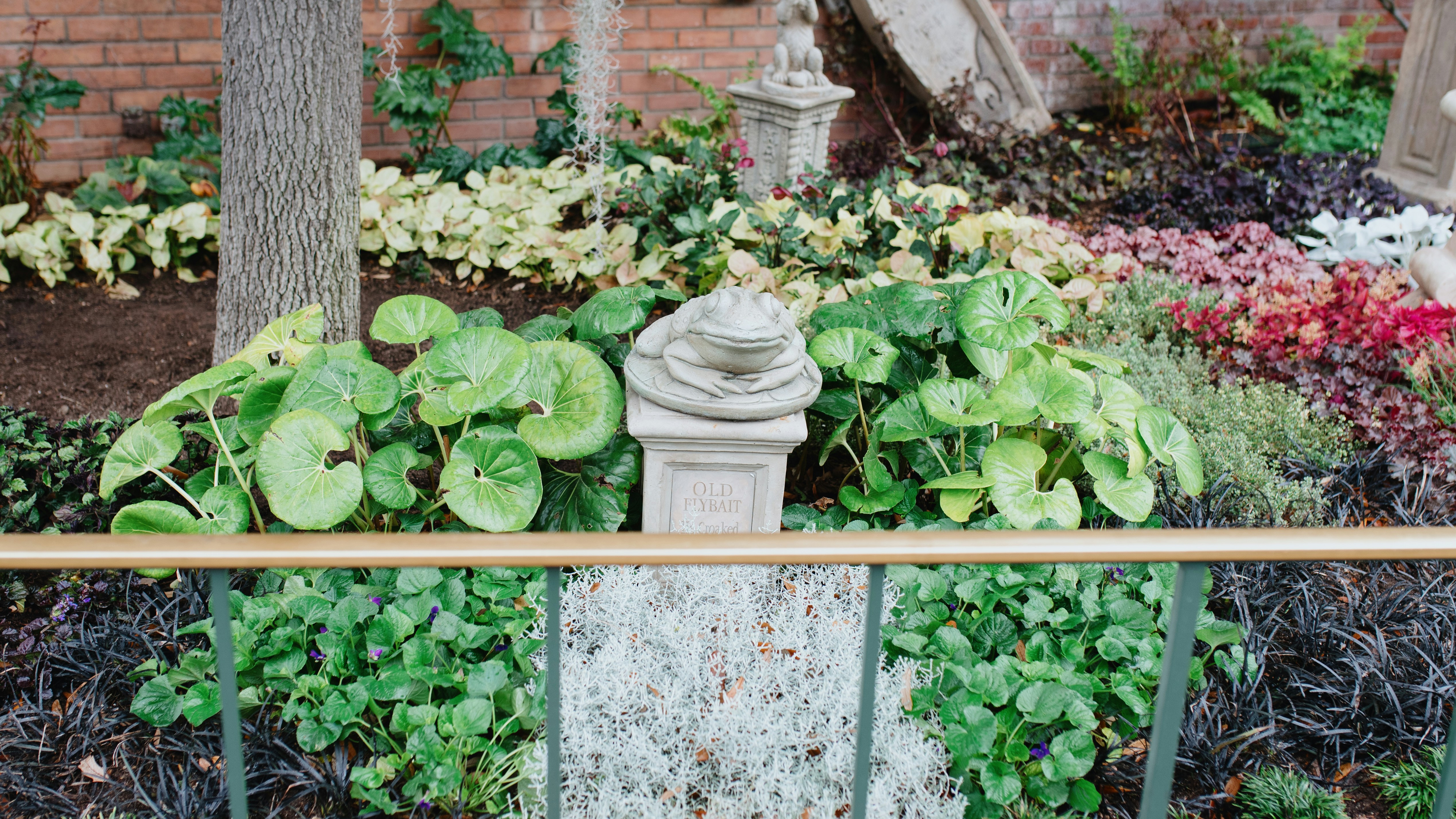 Stone Lantern Silhouette Amid Verdant Terrace