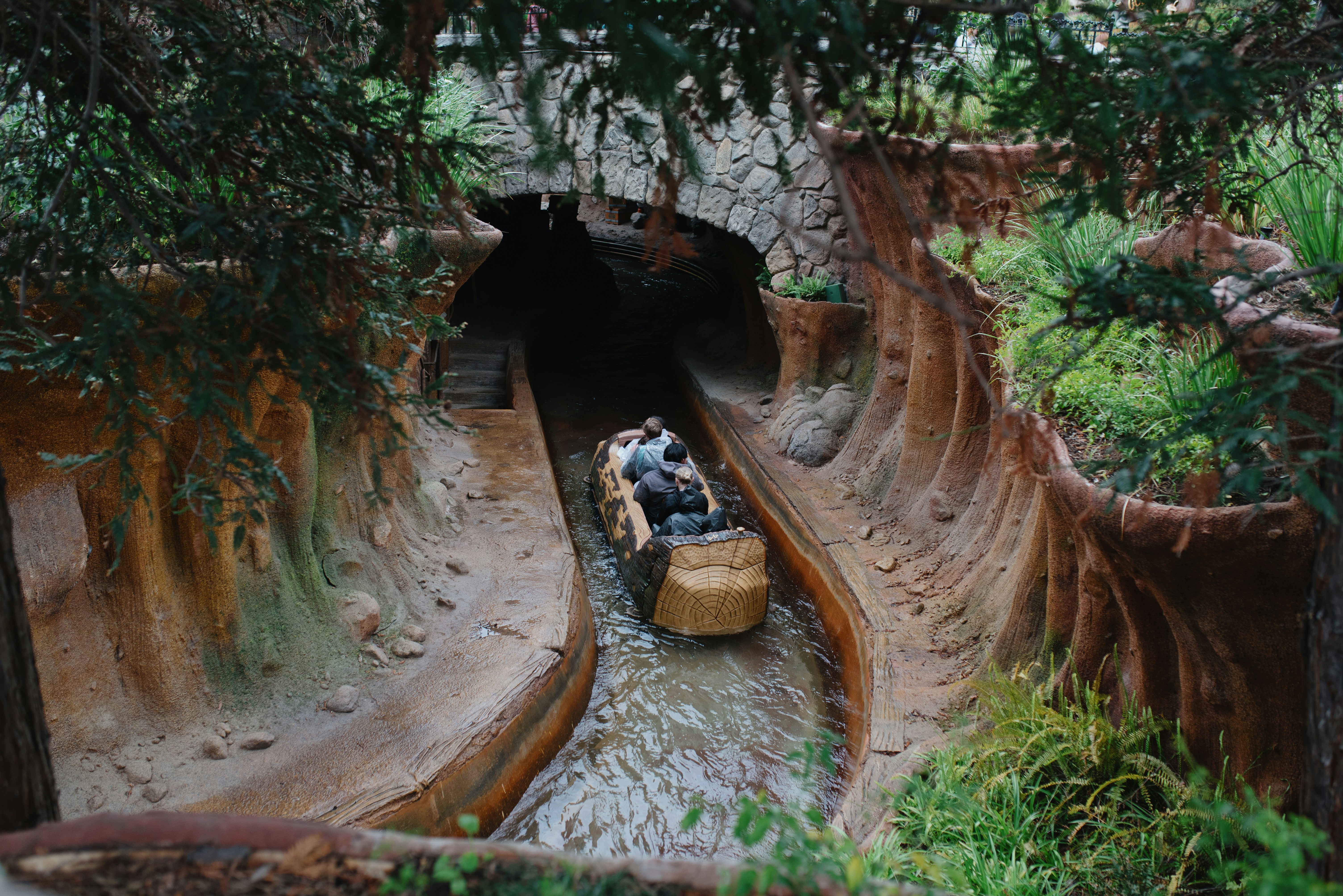 Cart Through a Winding Canyon: A Solo Boat Carries a Moment of Quiet Downriver
