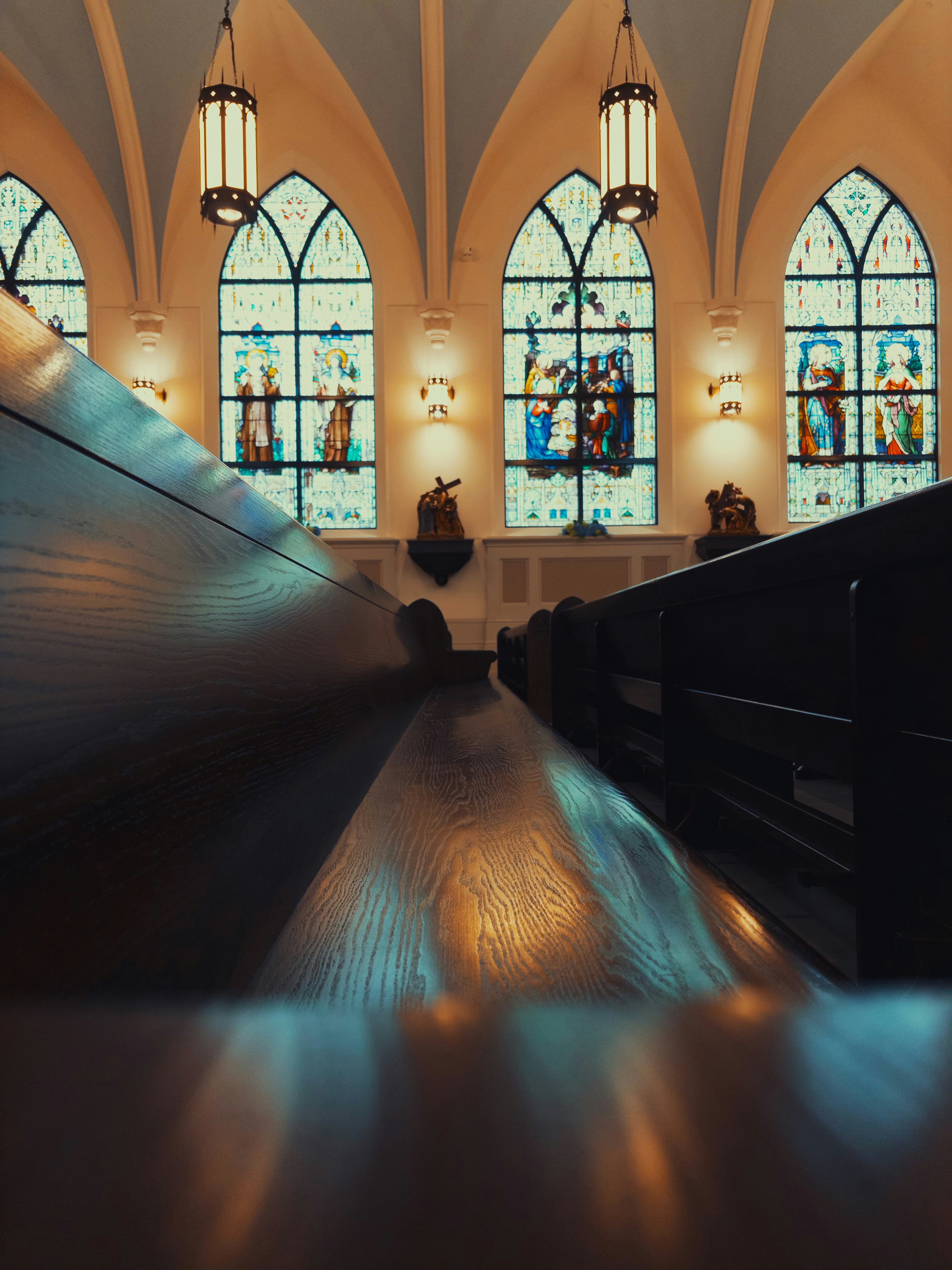 Whispers of Light Across the Antechapel Aisle