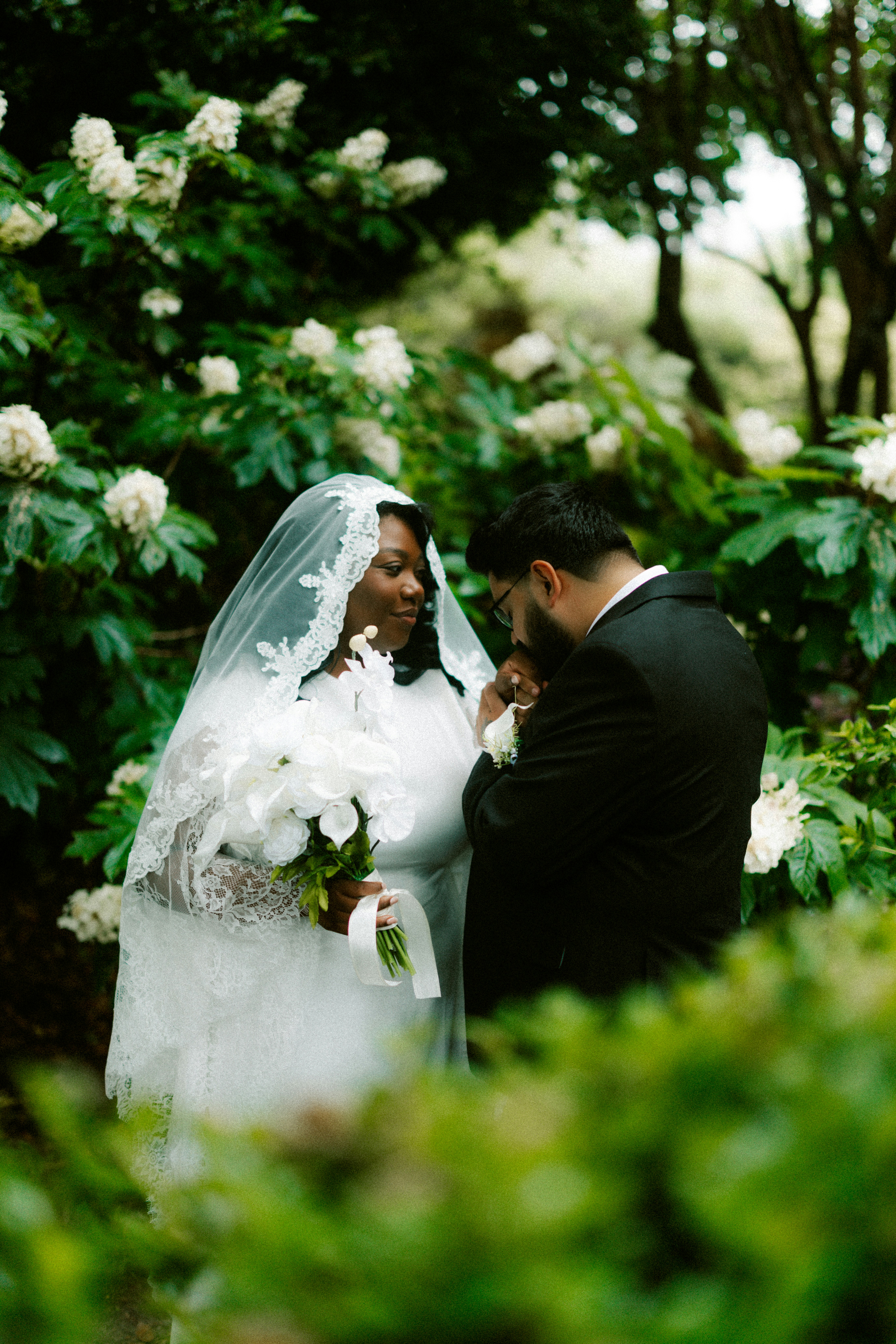 Whispered Vows Beneath White Petals