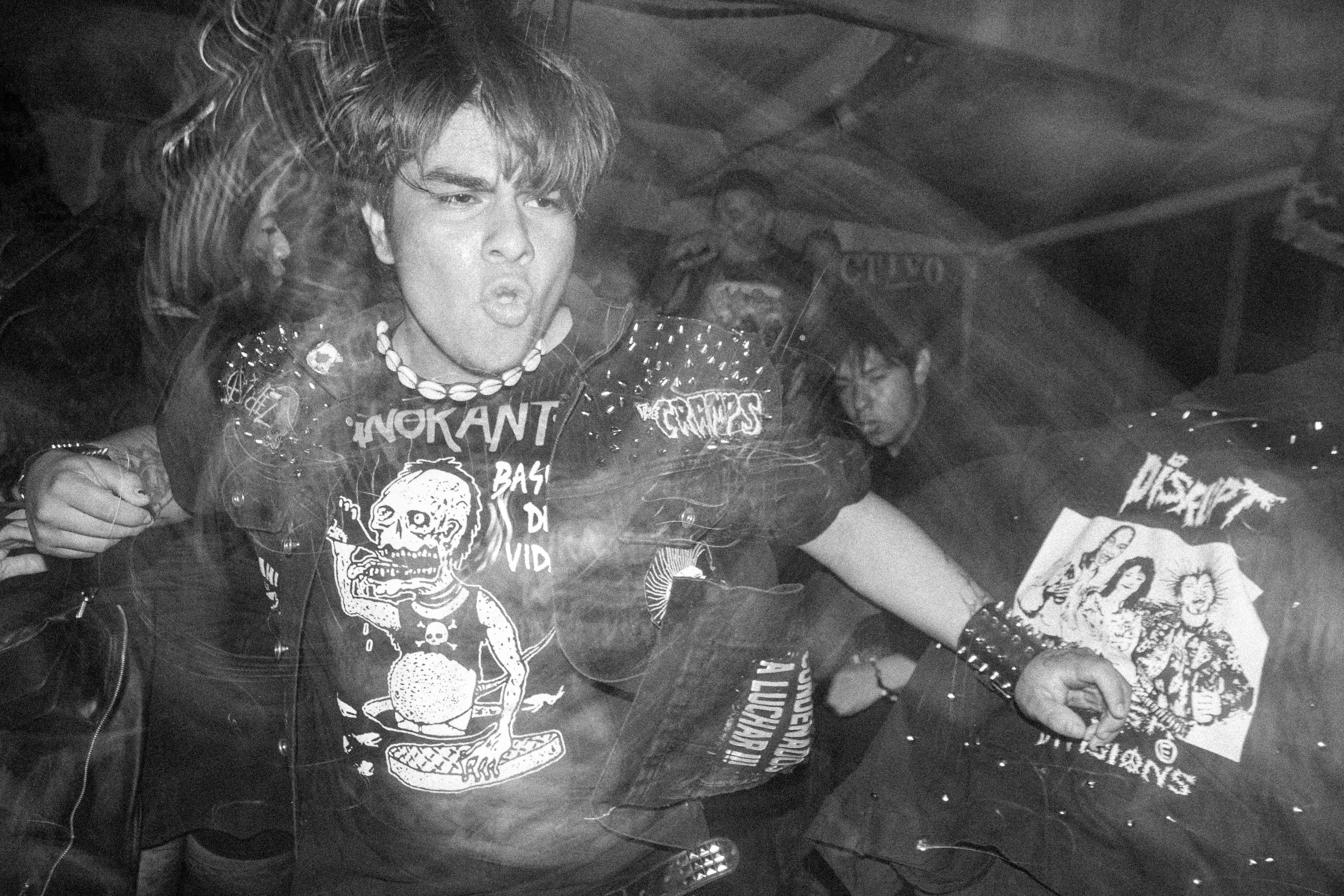 Mid-Riff Roar: Punk Energy in Motion