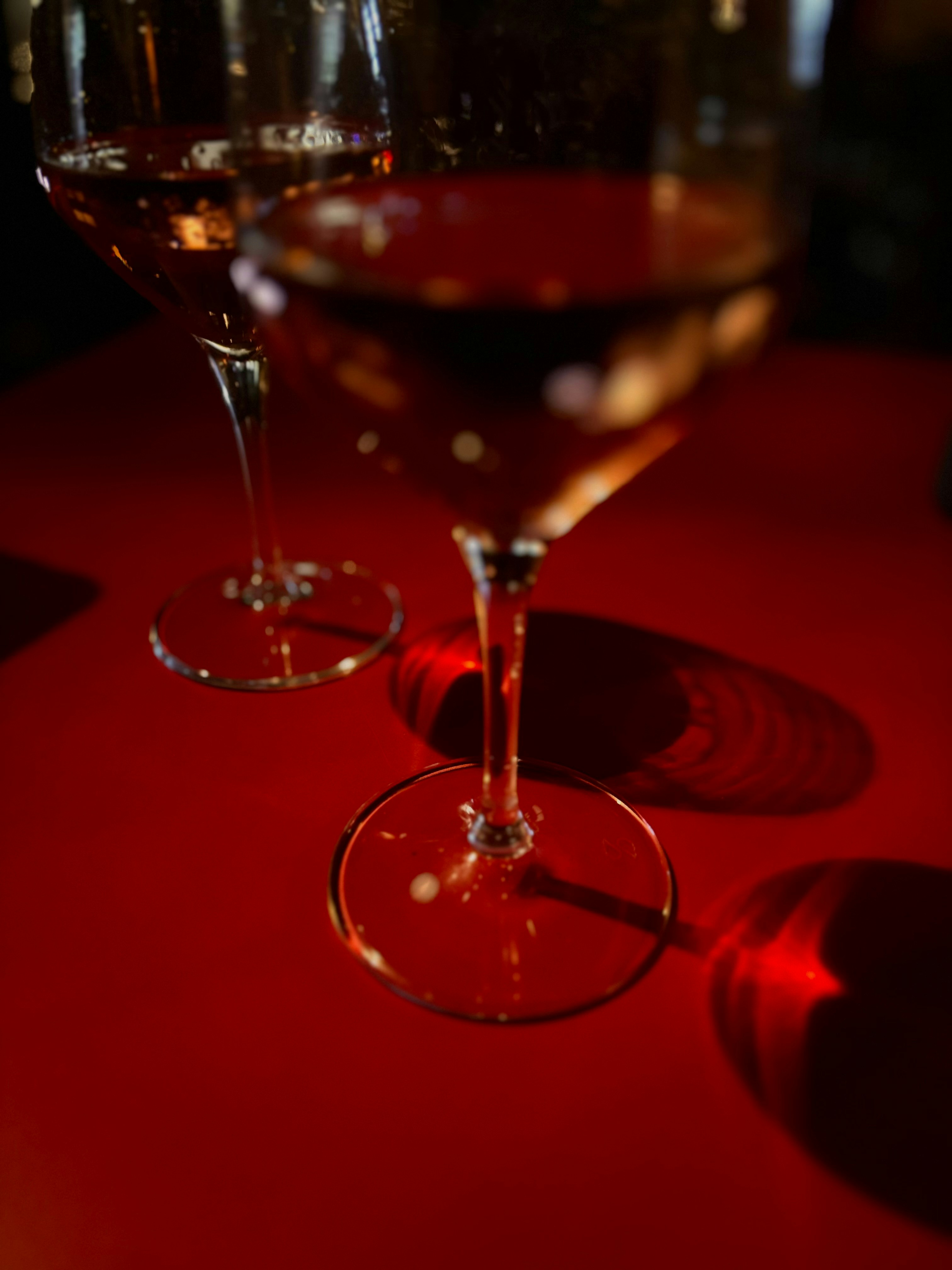 Crimson Glow: Toast to the Quiet Vase of Glass
