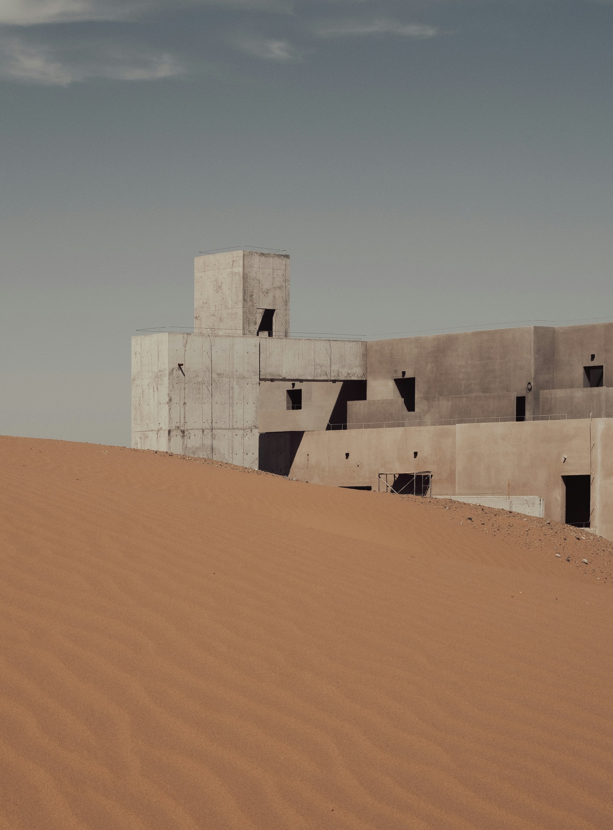 Concrete Oasis in the Dunes