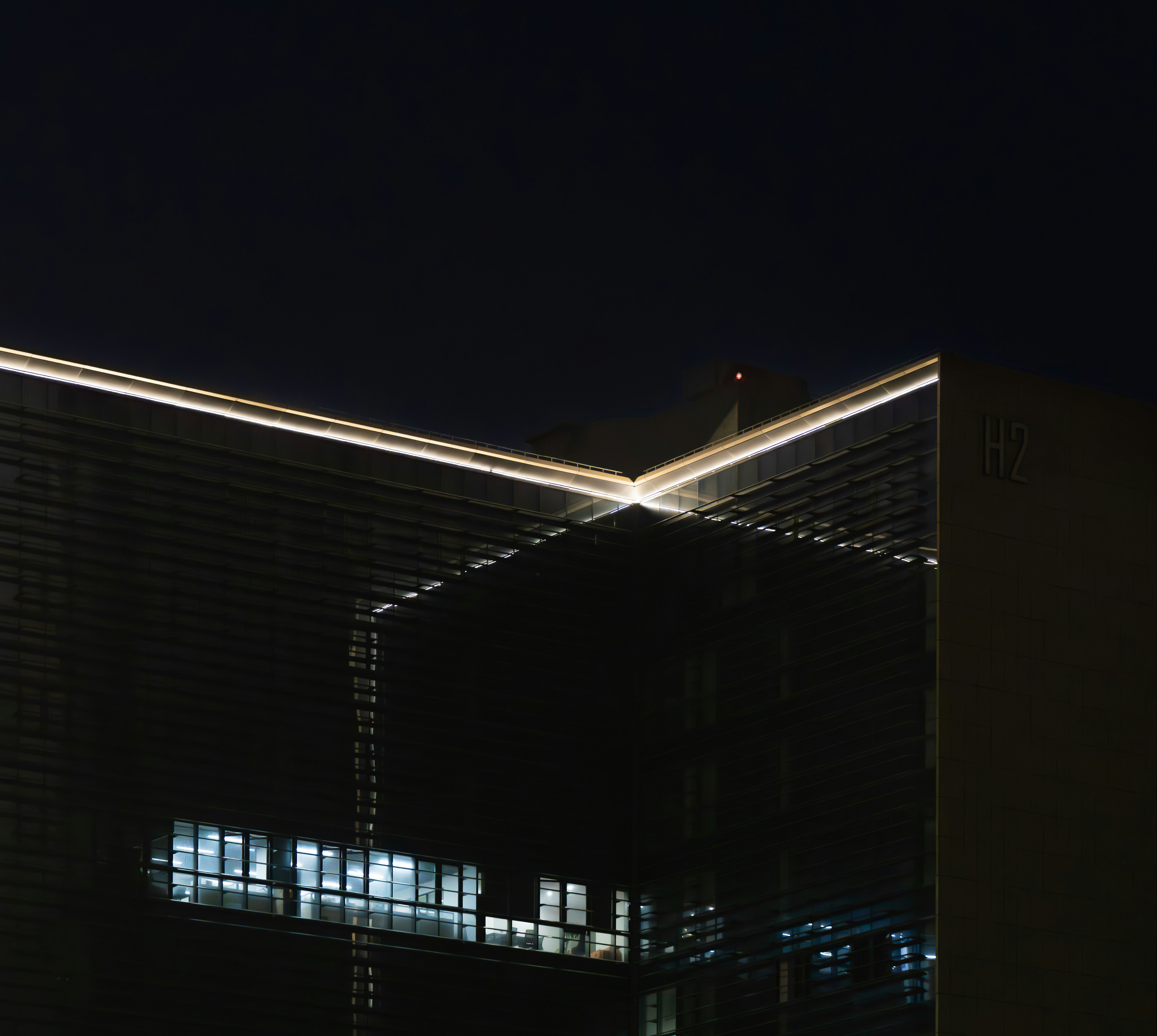 Crossing Lights at the Edge of Night