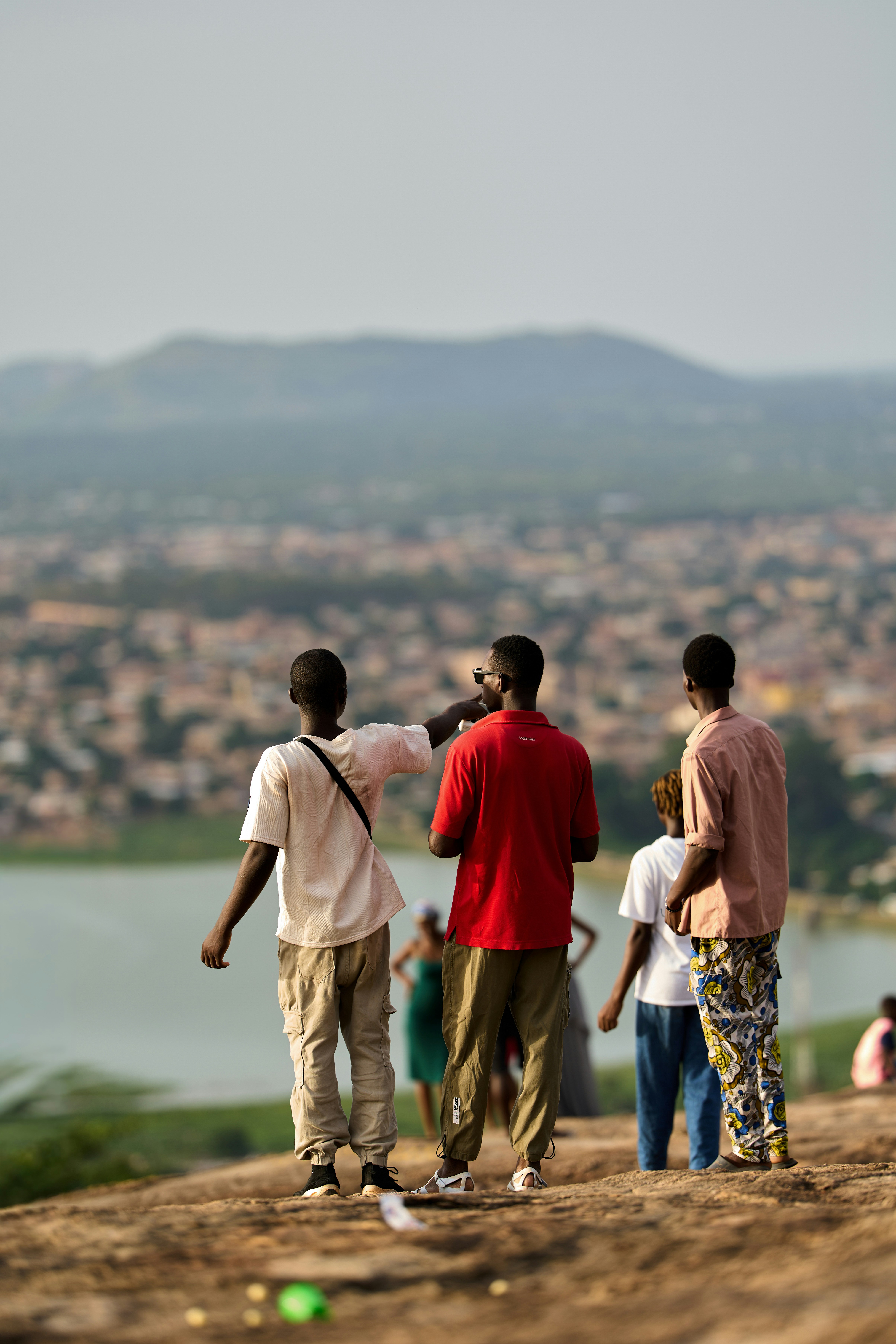 Group at Sunset Bluff: Cityscape Summit