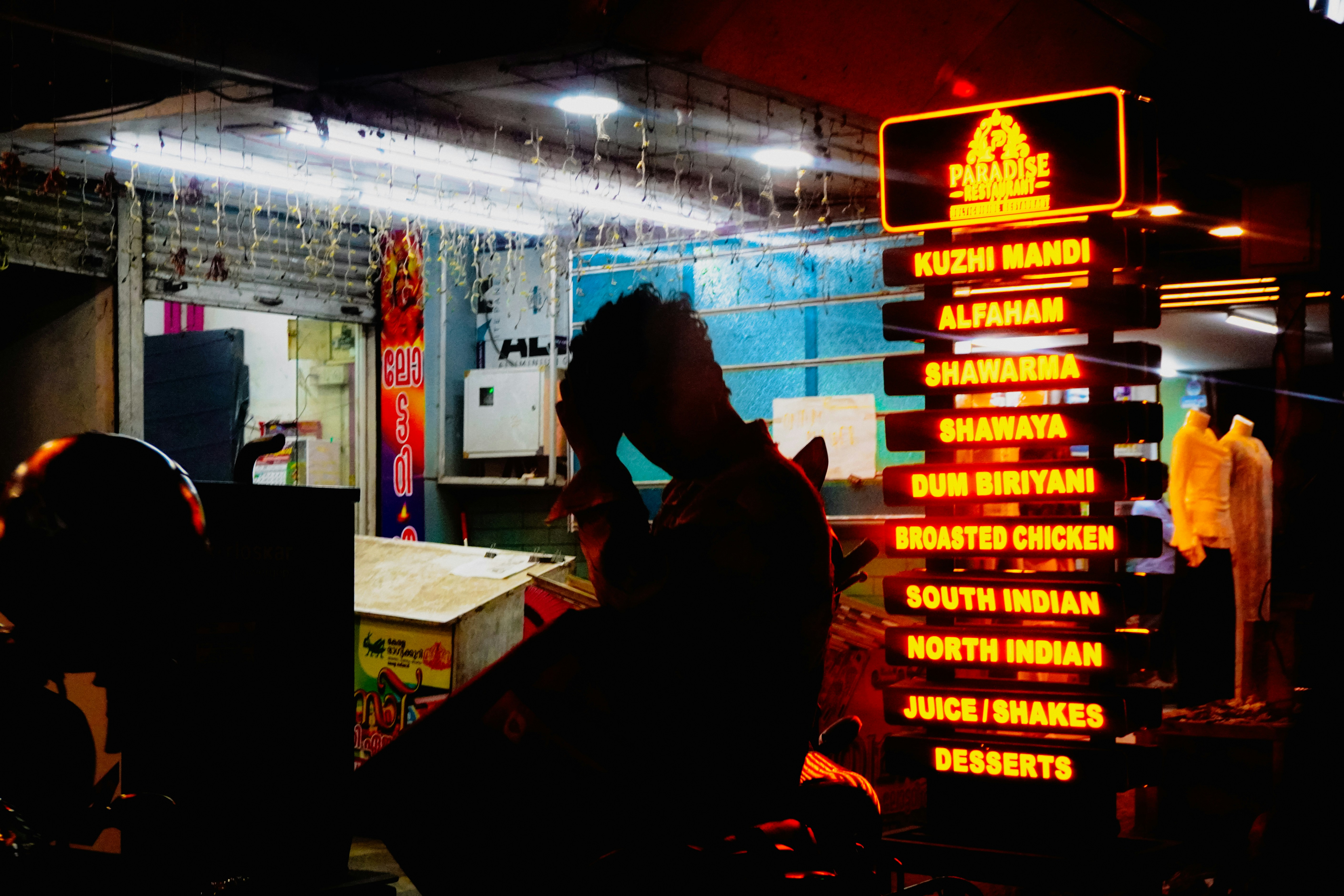 Neon Quiet at the Karachi Night Market
