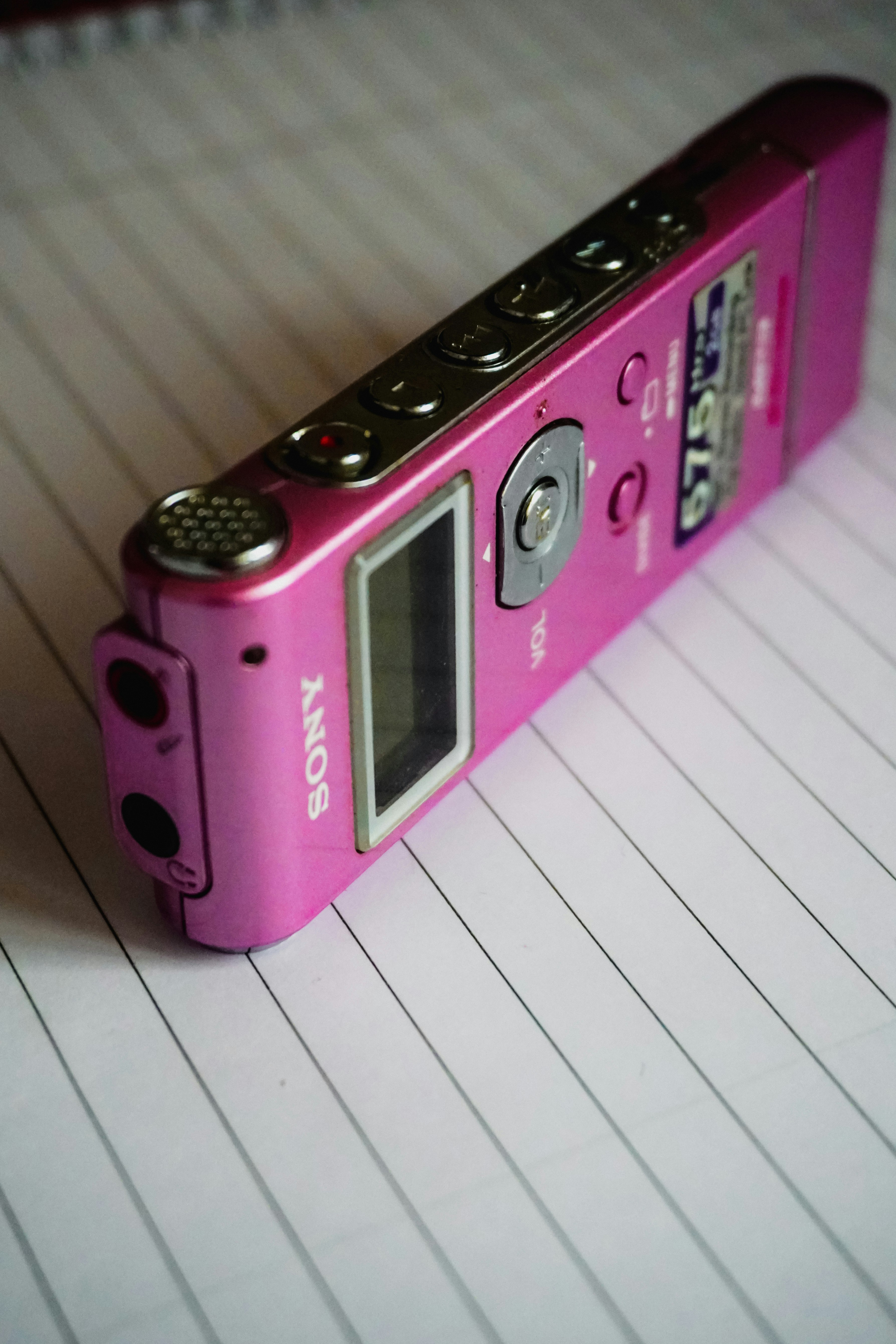 Pink Sony Point-and-Shoot: A Faceted Flash of Color